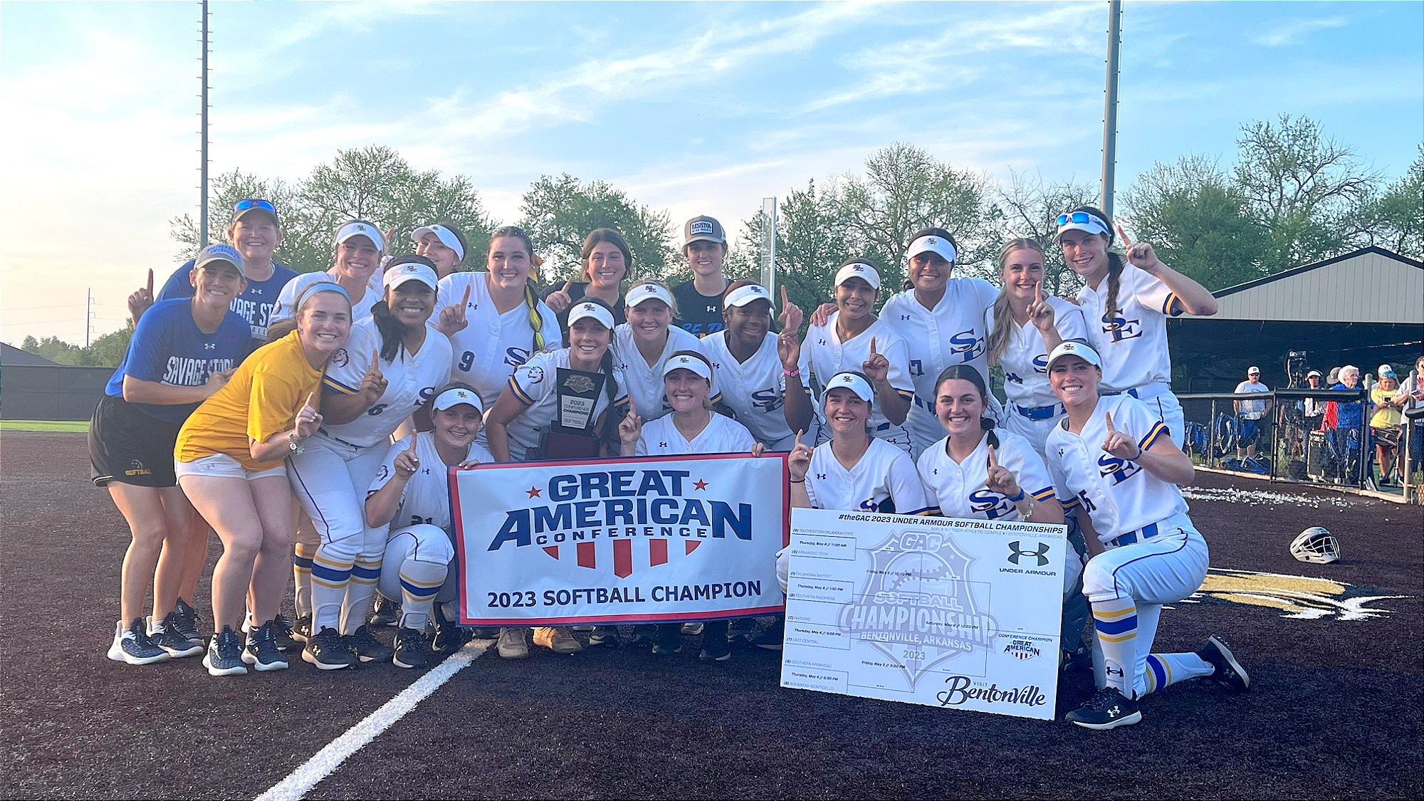 SE Softball Wins 2023 GAC Championship - Southeastern Oklahoma State ...