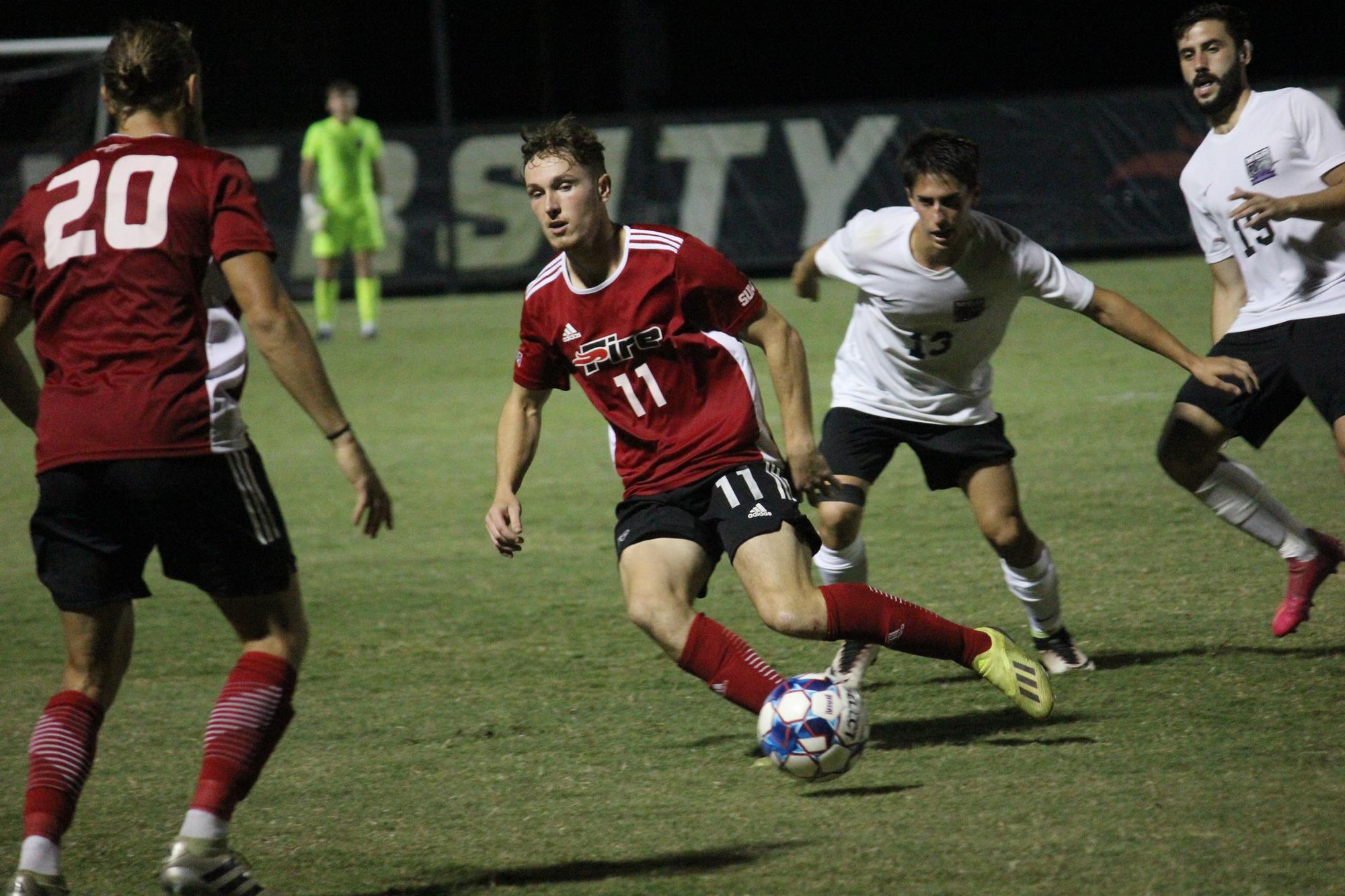 Men's Soccer Ties Knights in Intense Match - Southeastern University ...