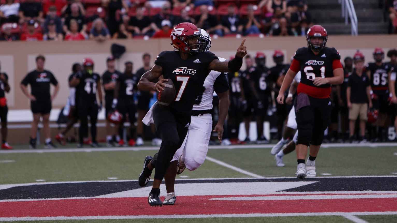 Football Impresses in Home Opener - Southeastern University Athletics