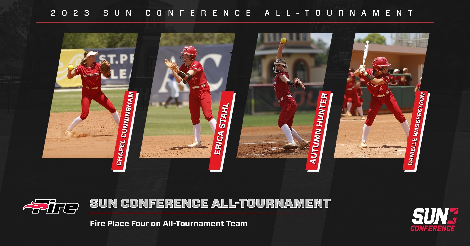Four Earn SUN All-Tournament Honors - Southeastern University Athletics