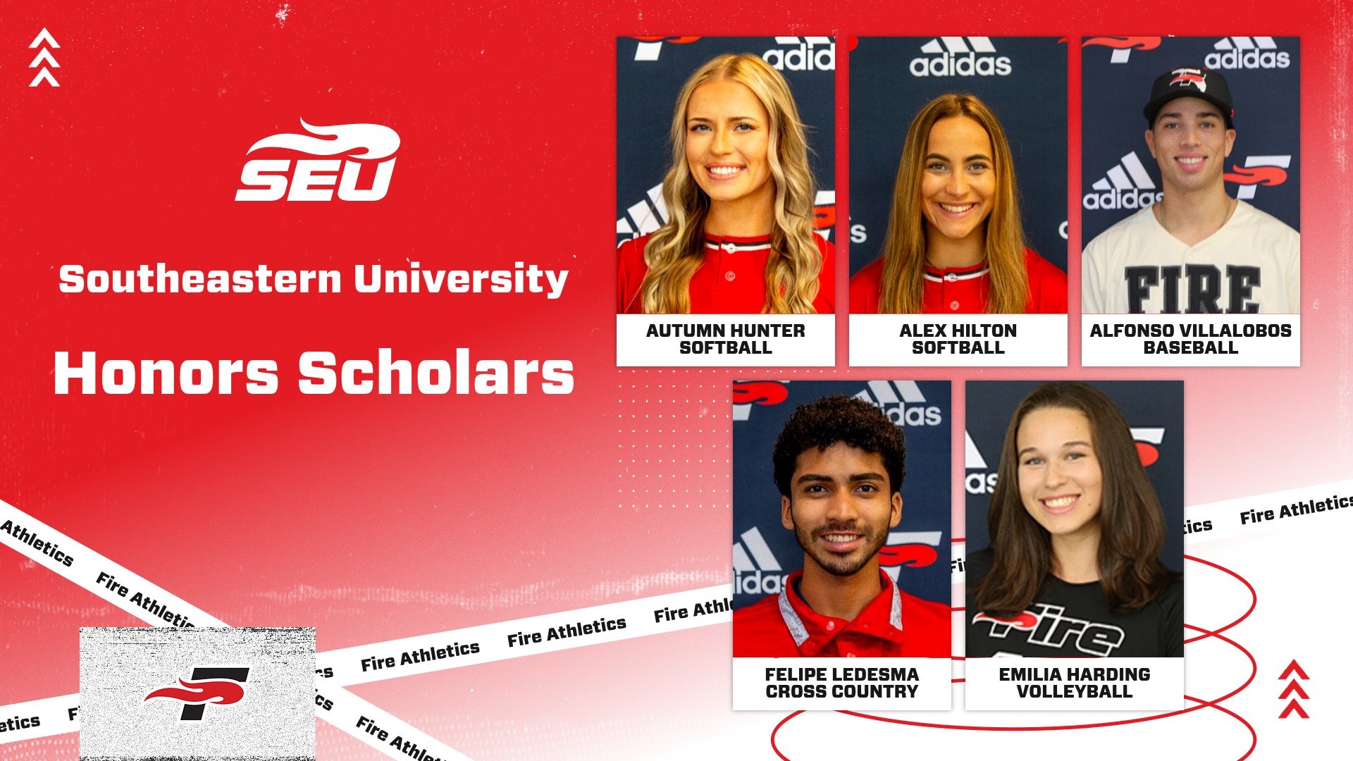 Five Student Athletes Named University Honors Scholars - Southeastern ...