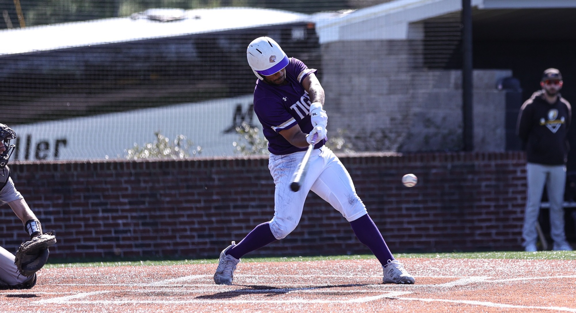 Lewishall homers three times in 10-2 baseball victory - The University ...