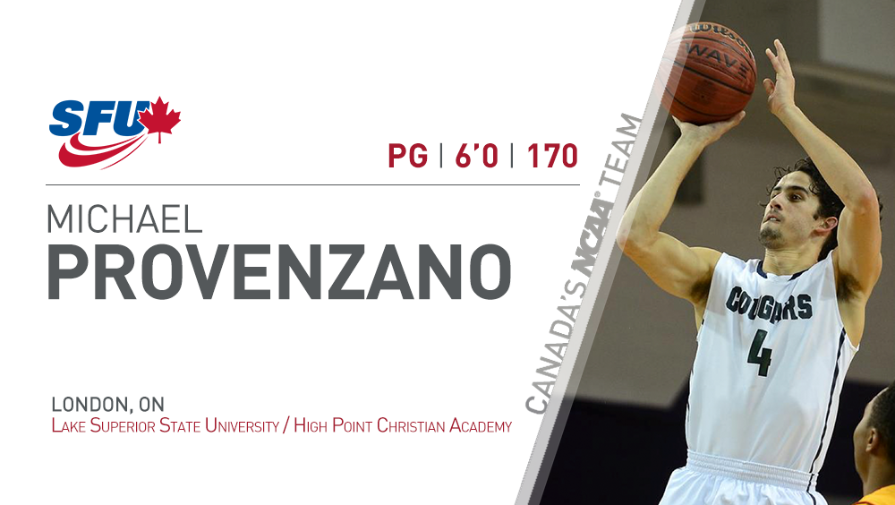 PG Michael Provenzano Transfers To SFU From Lake Superior State - Simon ...