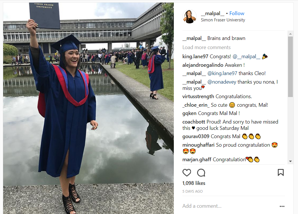 Mallory Velte - 2017-18 - Wrestling - W - Simon Fraser University Athletics