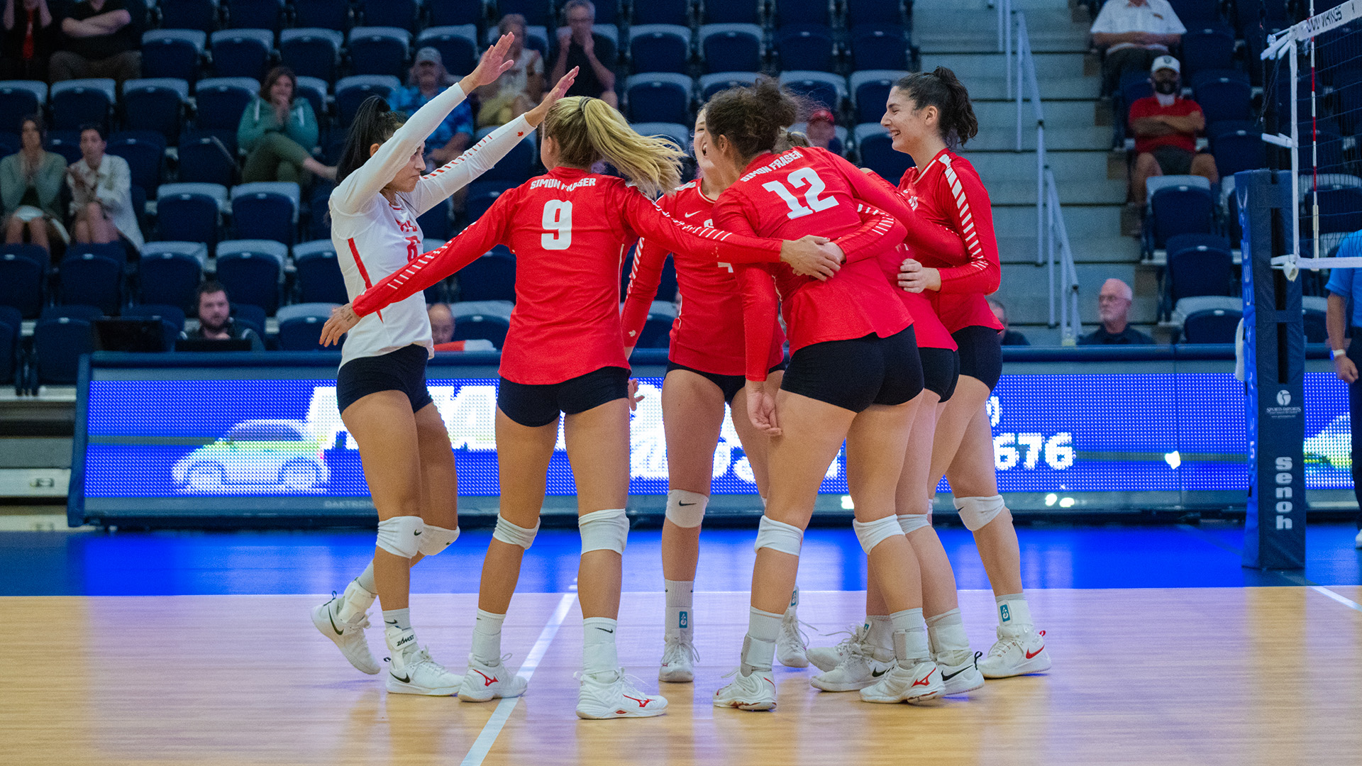 SFU volleyball splits doubleheader, concludes season-opening tournament ...