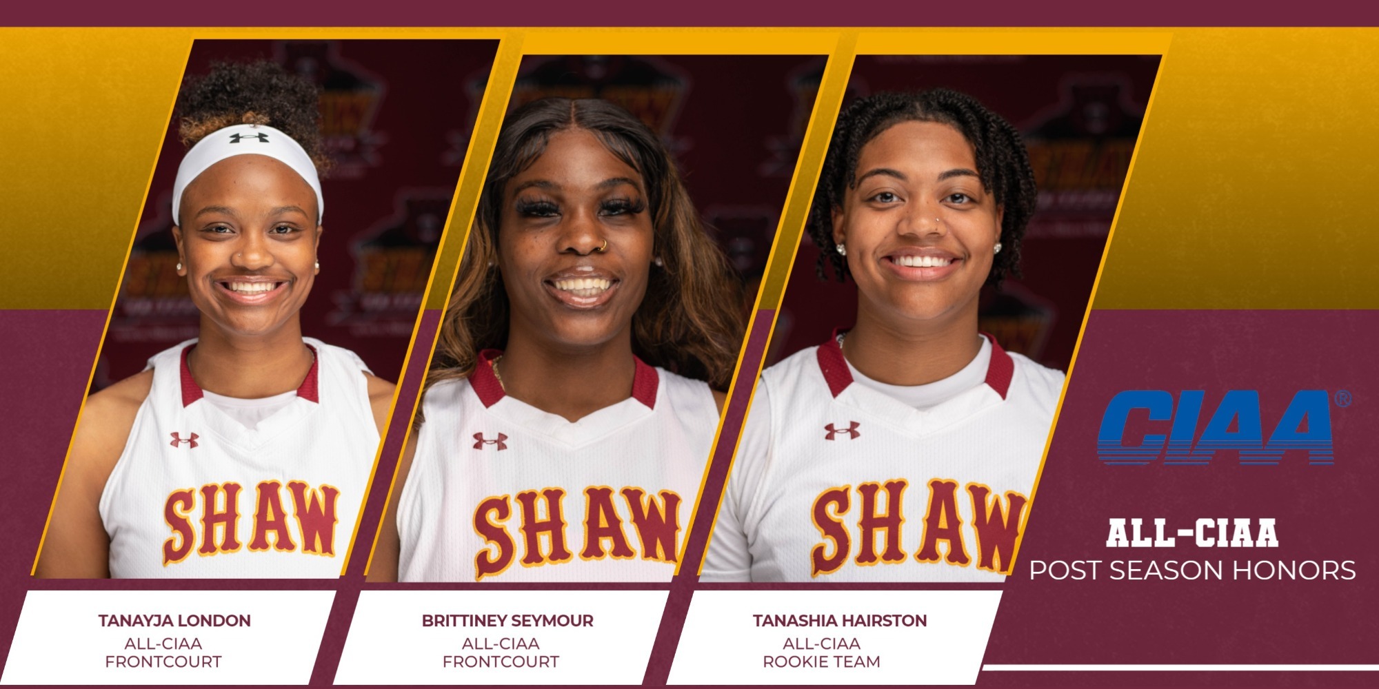 Three Lady Bears Earn All-CIAA Honors - Shaw University