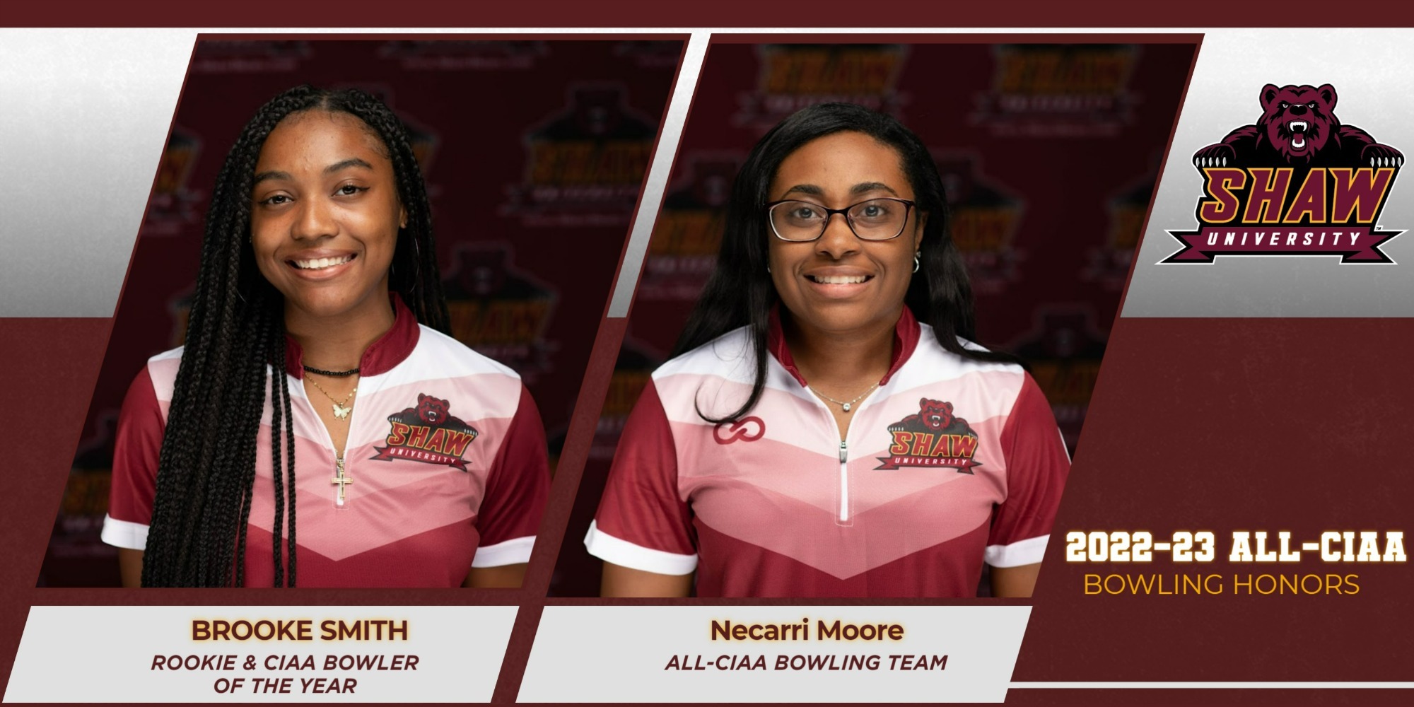 Smith Named CIAA Rookie and Bowler of the Year; Moore Named All-CIAA ...
