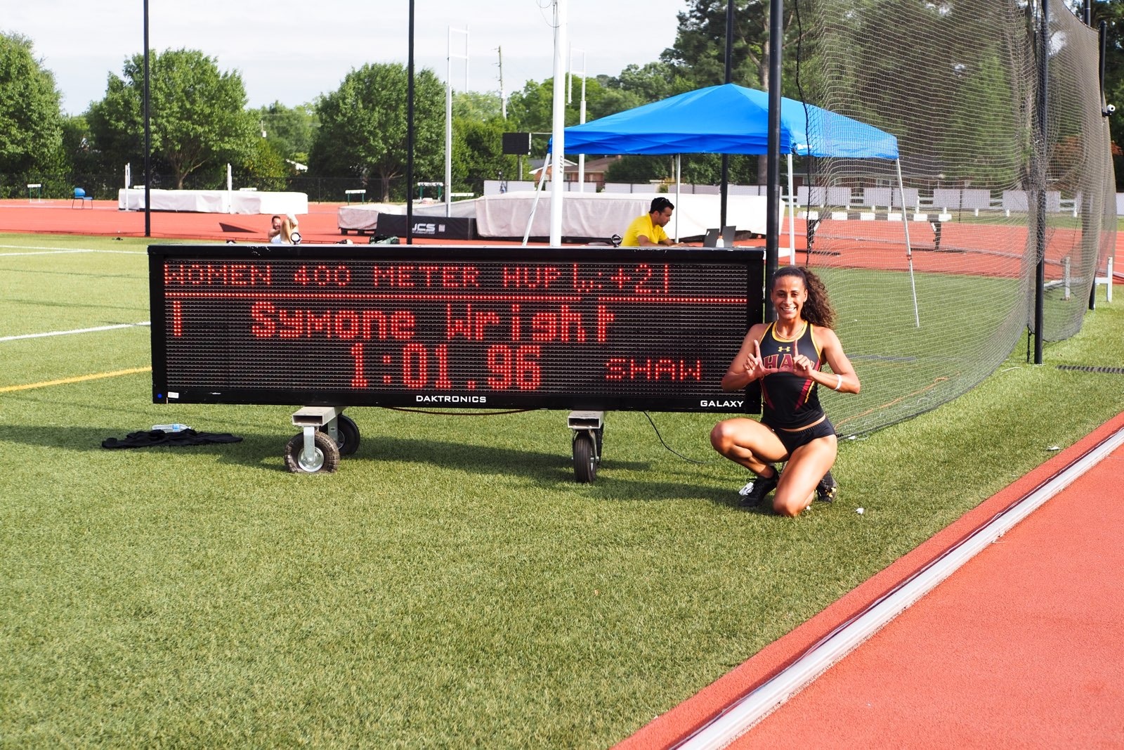 Symone Wright Wins 400 Hurdles; Shaw Places Fourth At CIAA ...