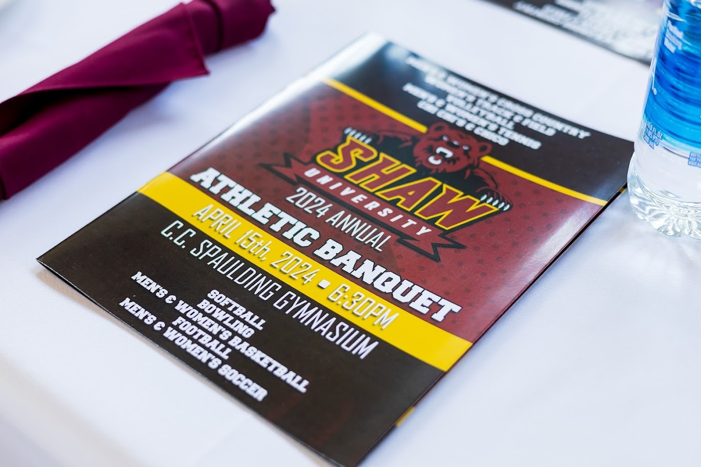 Annual Athletics Banquest Honors Student-Athletes - Shaw University