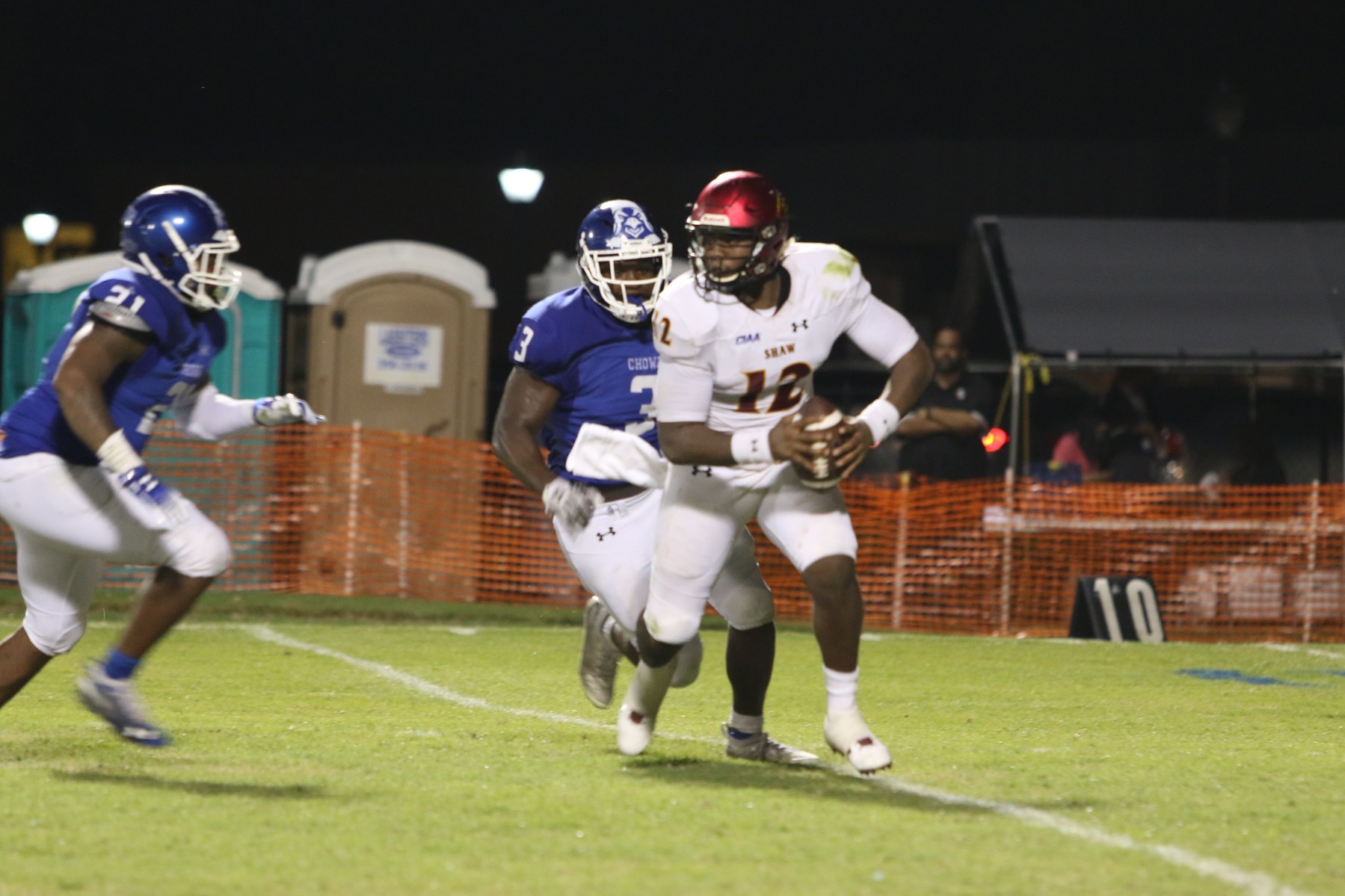 SHAW WINS GAME OF INCHES IN DOUBLE OVERTIME AT CHOWAN, 48-47 - Shaw ...