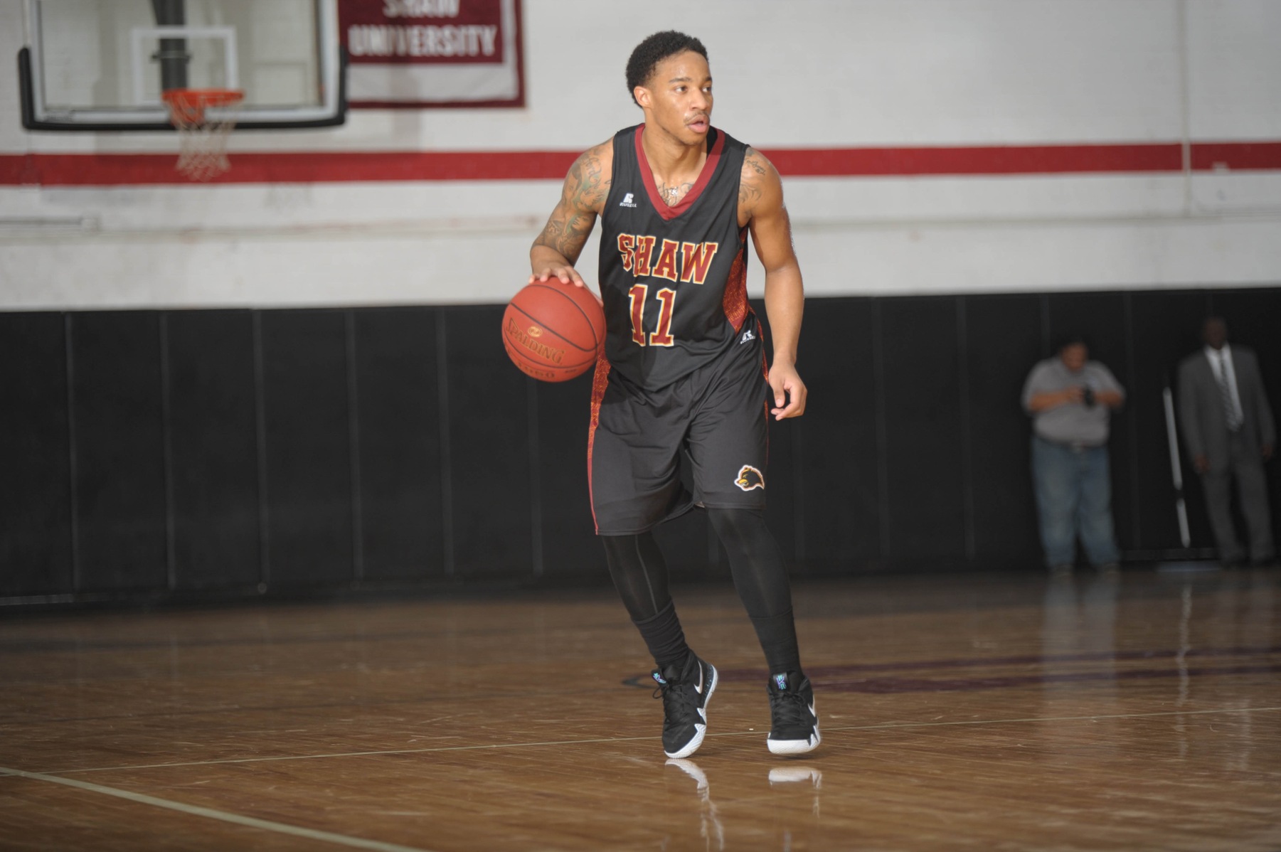 MYERS LAST SECOND SHOT GIVES SHAW 78-75 WIN OVER JOHNSON C. SMITH ...