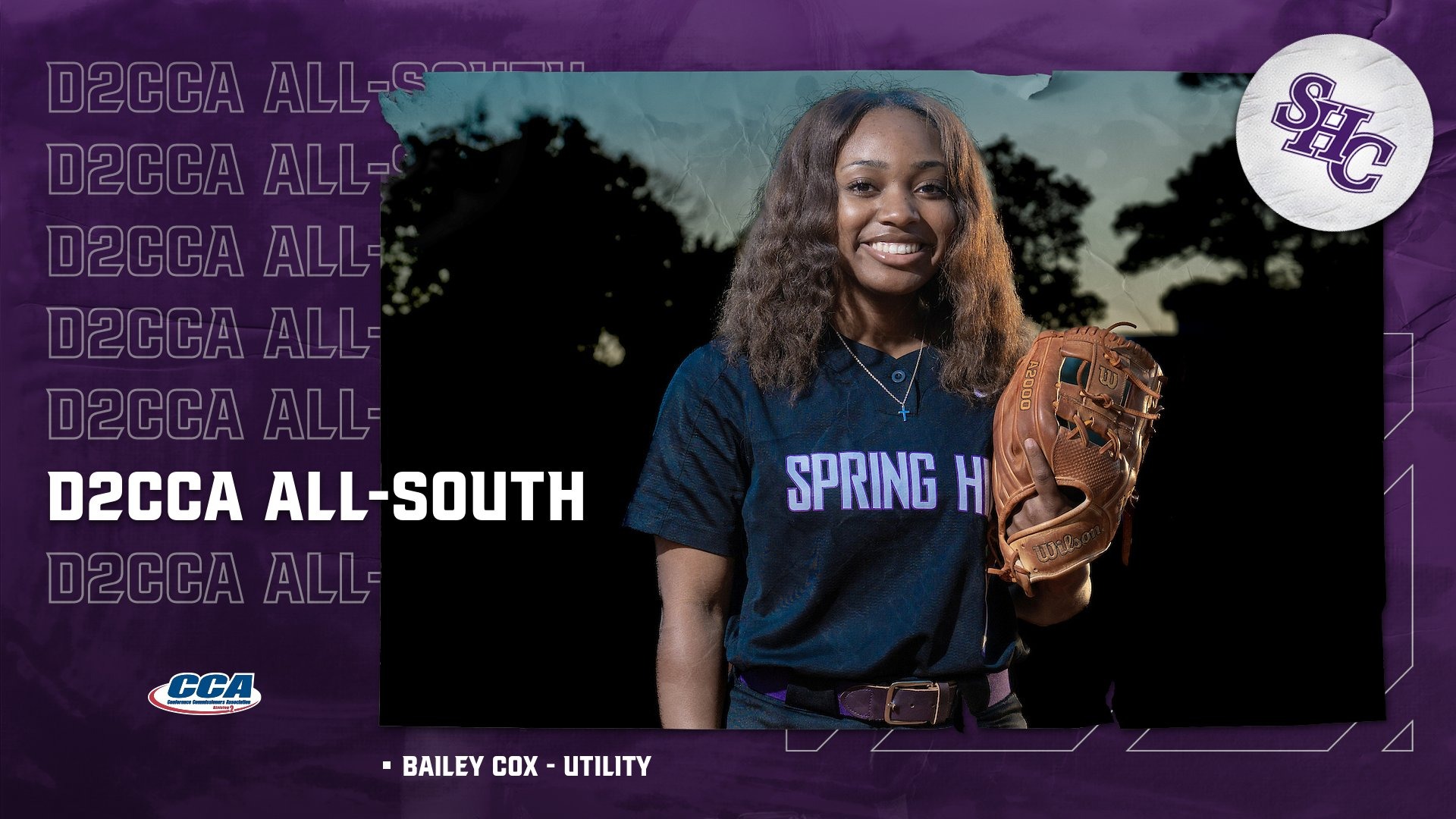Cox named to D2CCA All-South Team - Spring Hill College Athletics