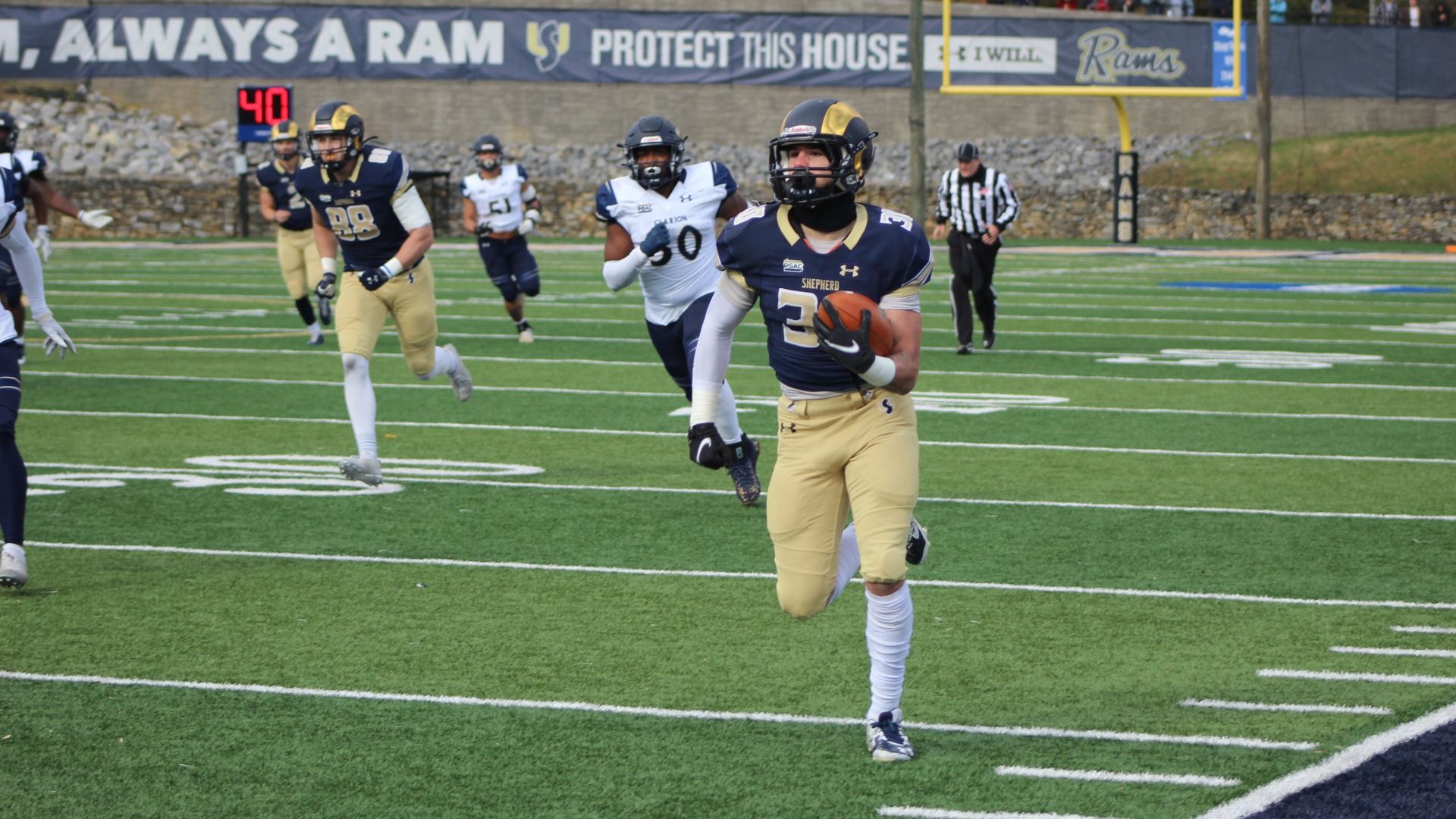 Shepherd Football Tops Clarion - Shepherd University Athletics