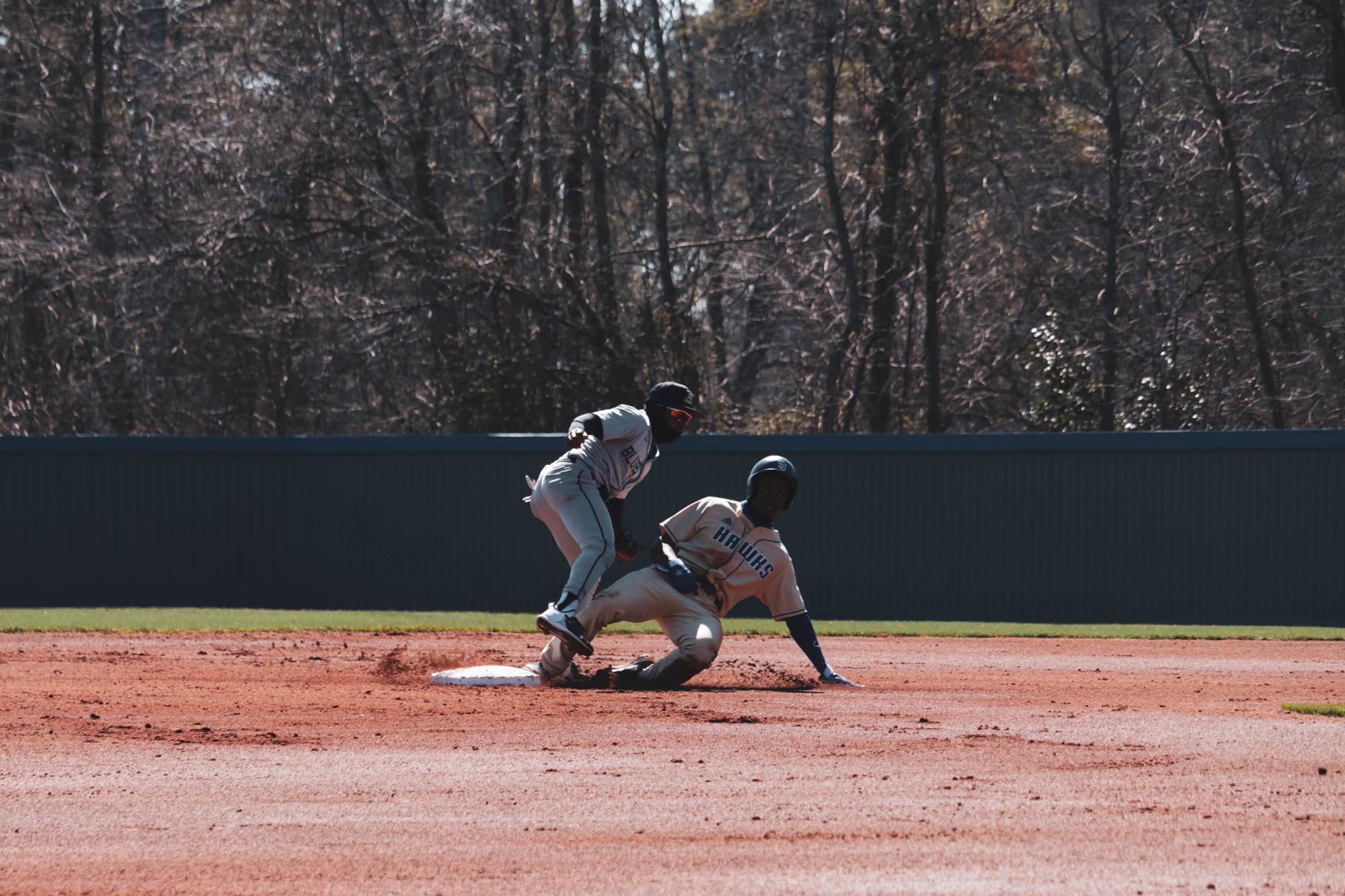Hawks Knock Big Blue Out of the Park - Shorter University Athletics