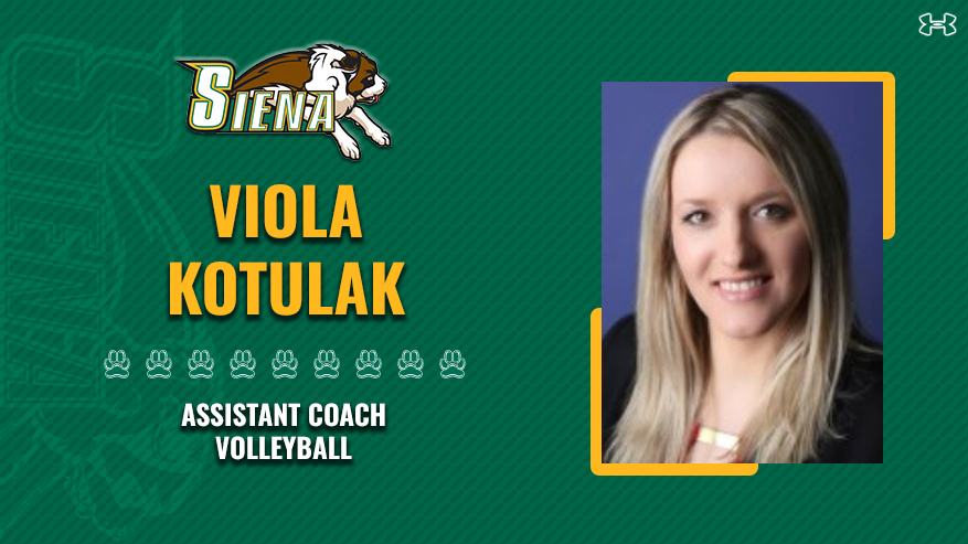 Volleyball Adds Viola Kotulak as Assistant Coach - Siena College Athletics