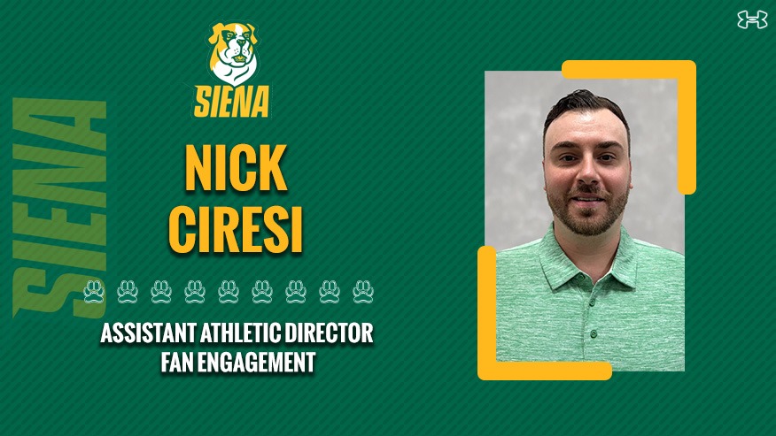 Ciresi Named Assistant Athletic Director of Fan Engagement - Siena ...