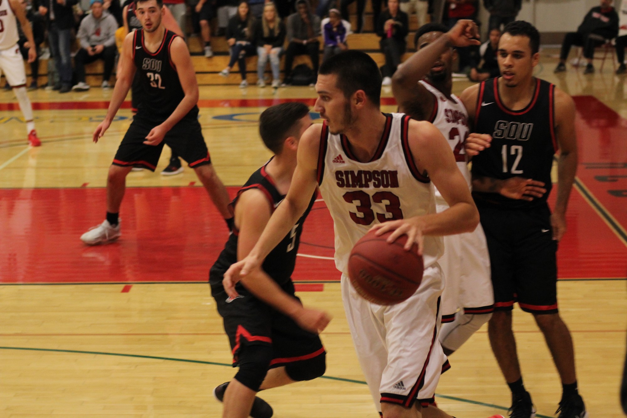 Men's Basketball Drops Home Opener - Simpson University Athletics