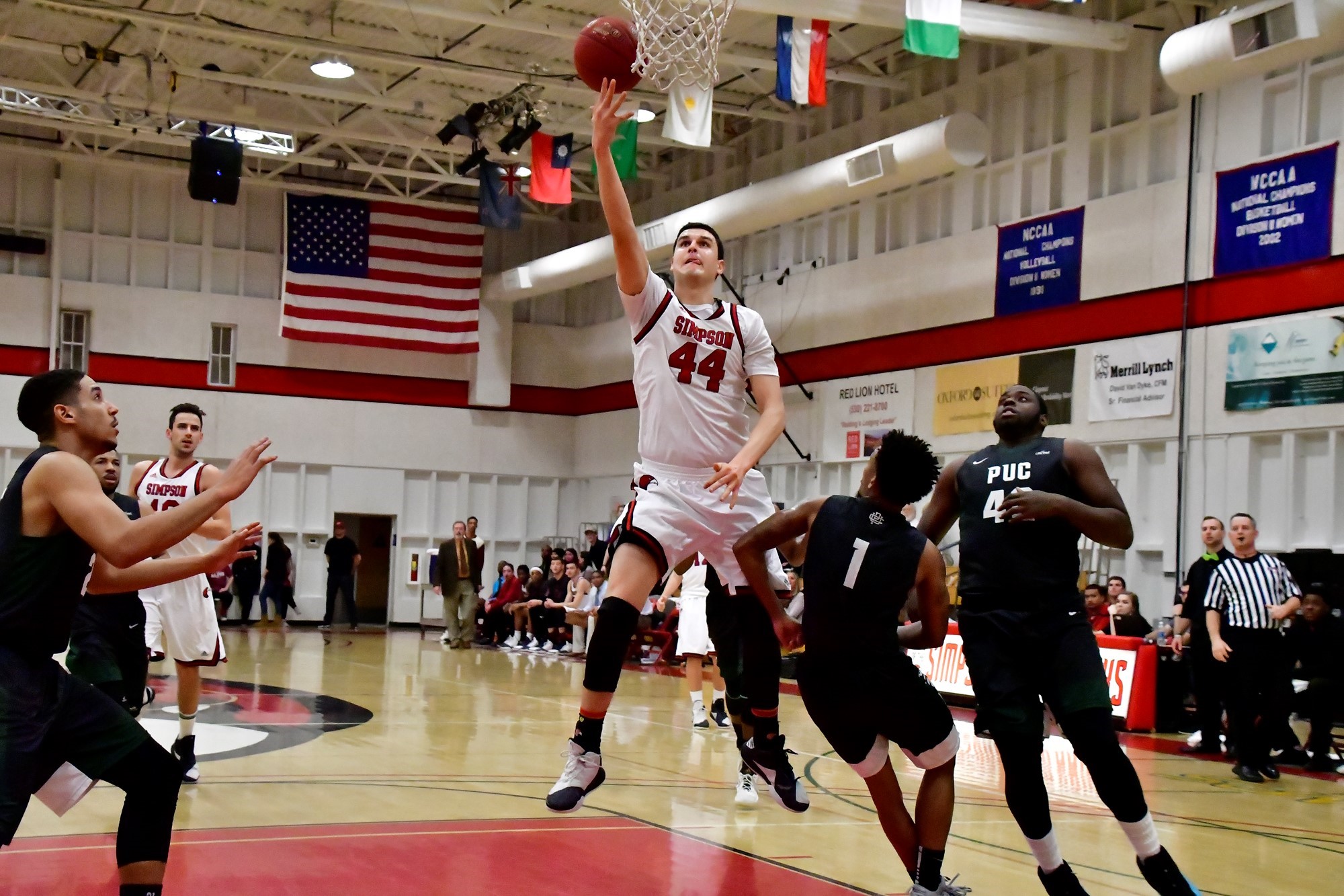 Alex Huerta - 2016-17 - Men's Basketball - Simpson University Athletics