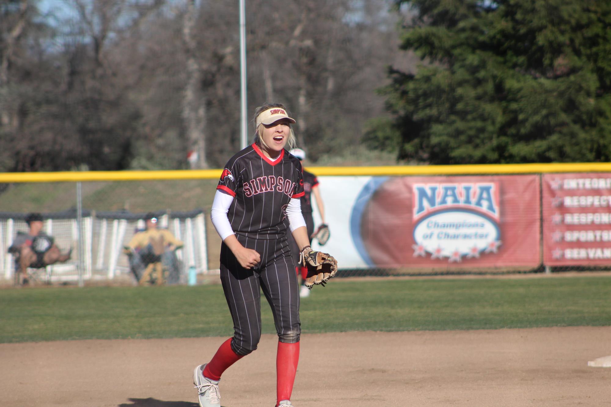 Softball Out Hawks BenU Pulling Off Series Sweep - Simpson University ...