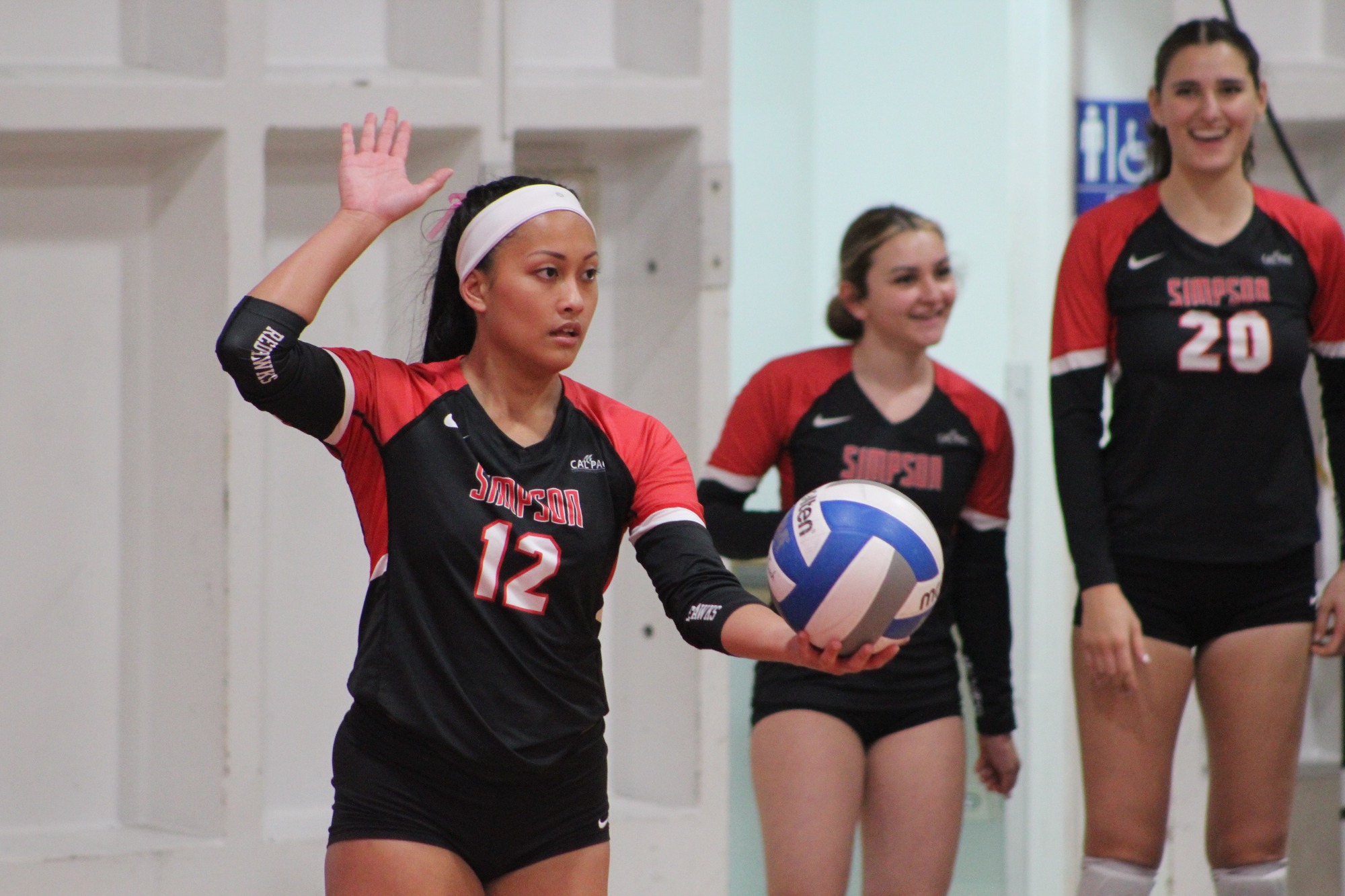 Pioneers Edge Red Hawks in Five Set Thriller - Simpson University Athletics