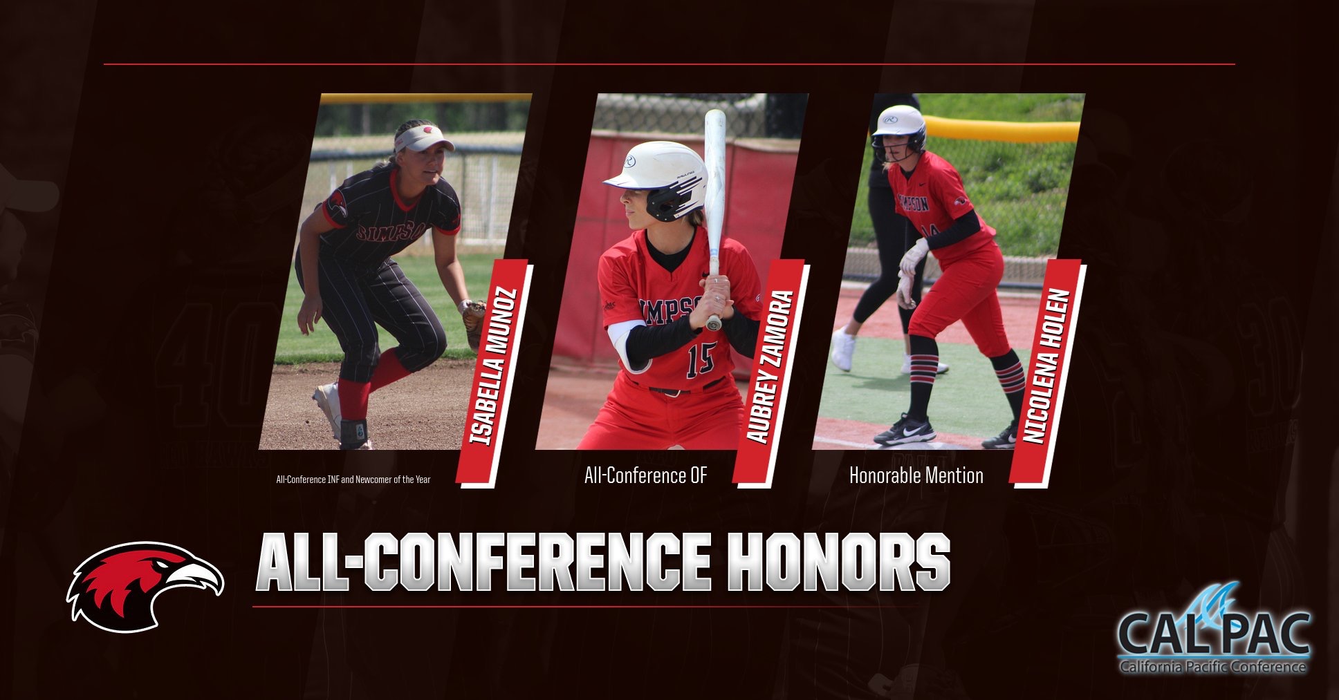 Three Softball Players Recognized With Cal Pac Honors - Simpson ...