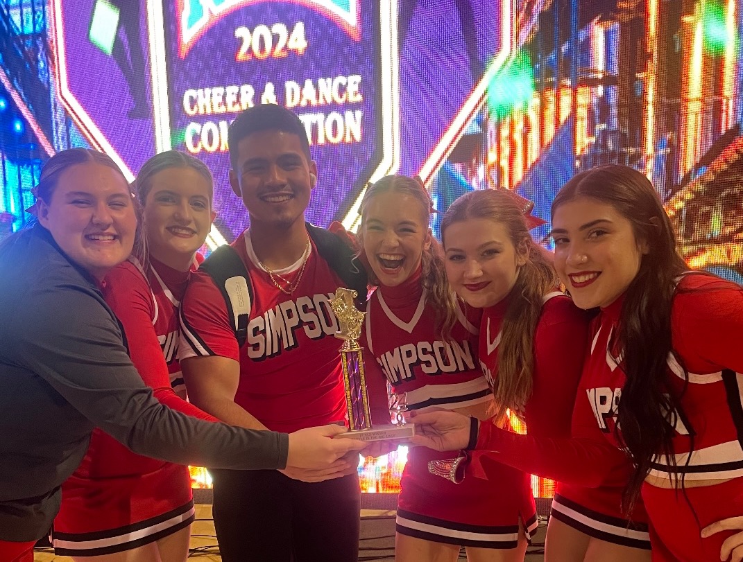 Simpson Cheer Makes History - Simpson University Athletics