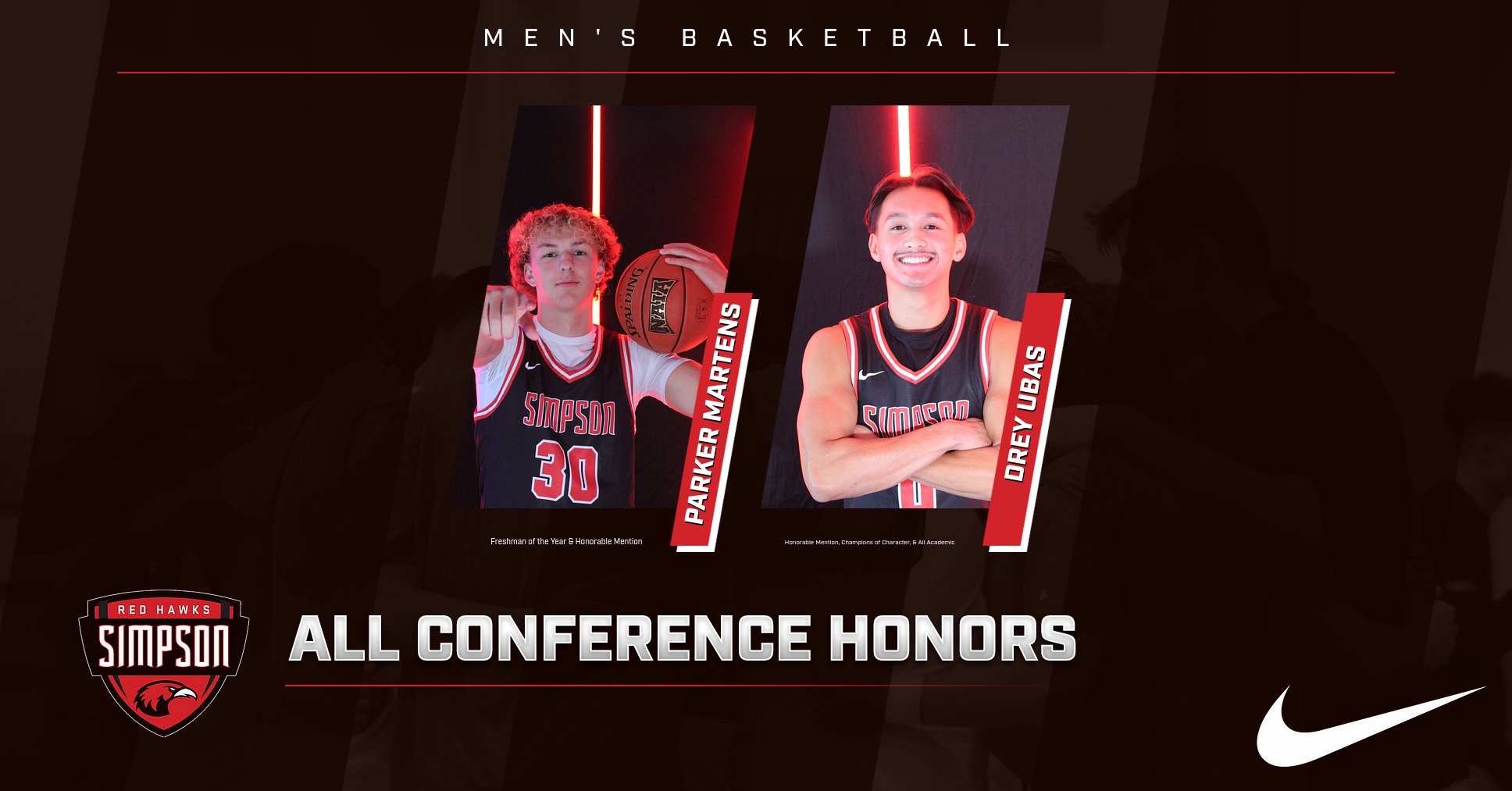 Martens and Ubas Highlight All-Conference Honors - Simpson University ...