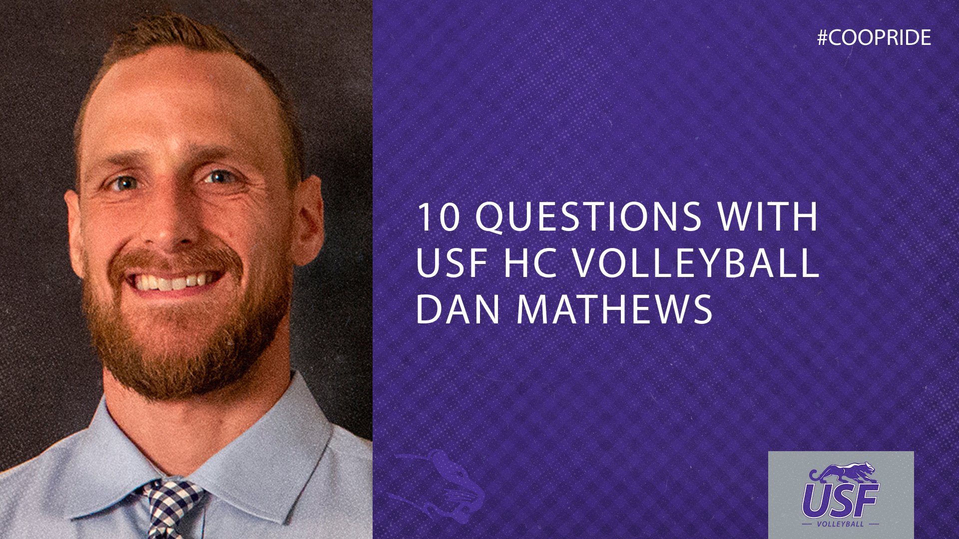 Ten Questions with USF Head Volleyball Coach Dan Mathews
