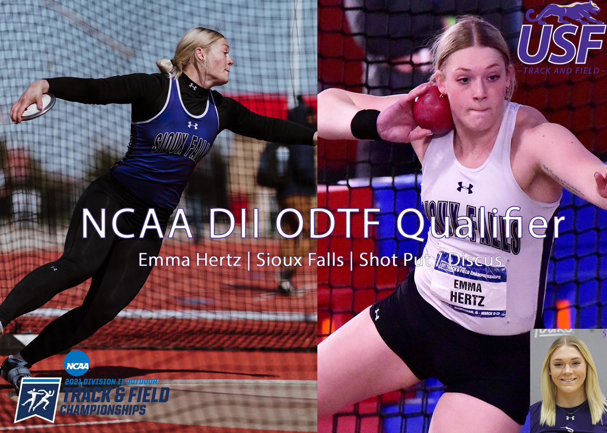 Emma Hertz - Track & Field - University of Sioux Falls Athletics