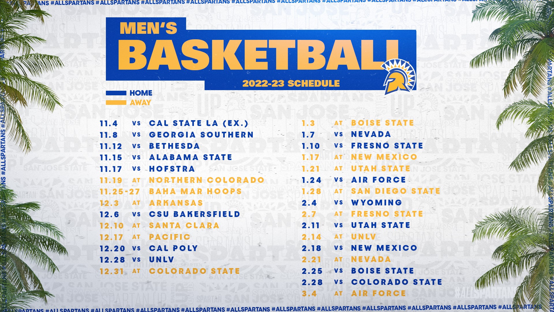 Men's Basketball Non-Conference Schedule Announced - SJSU Athletics