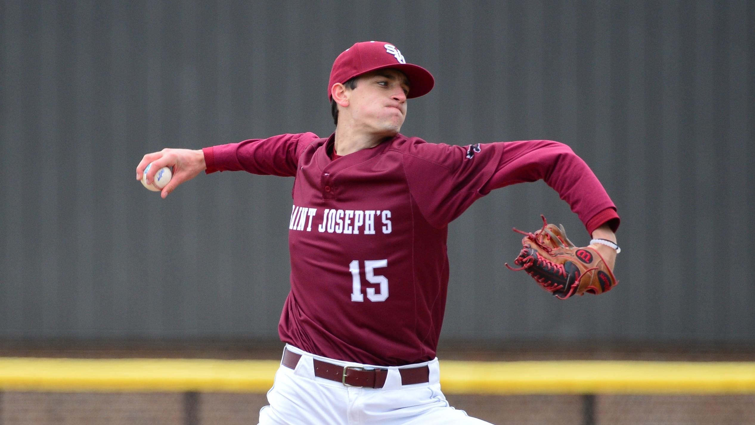 Edgington, Brennan Nab Weekly Baseball Awards - Saint Joseph's University