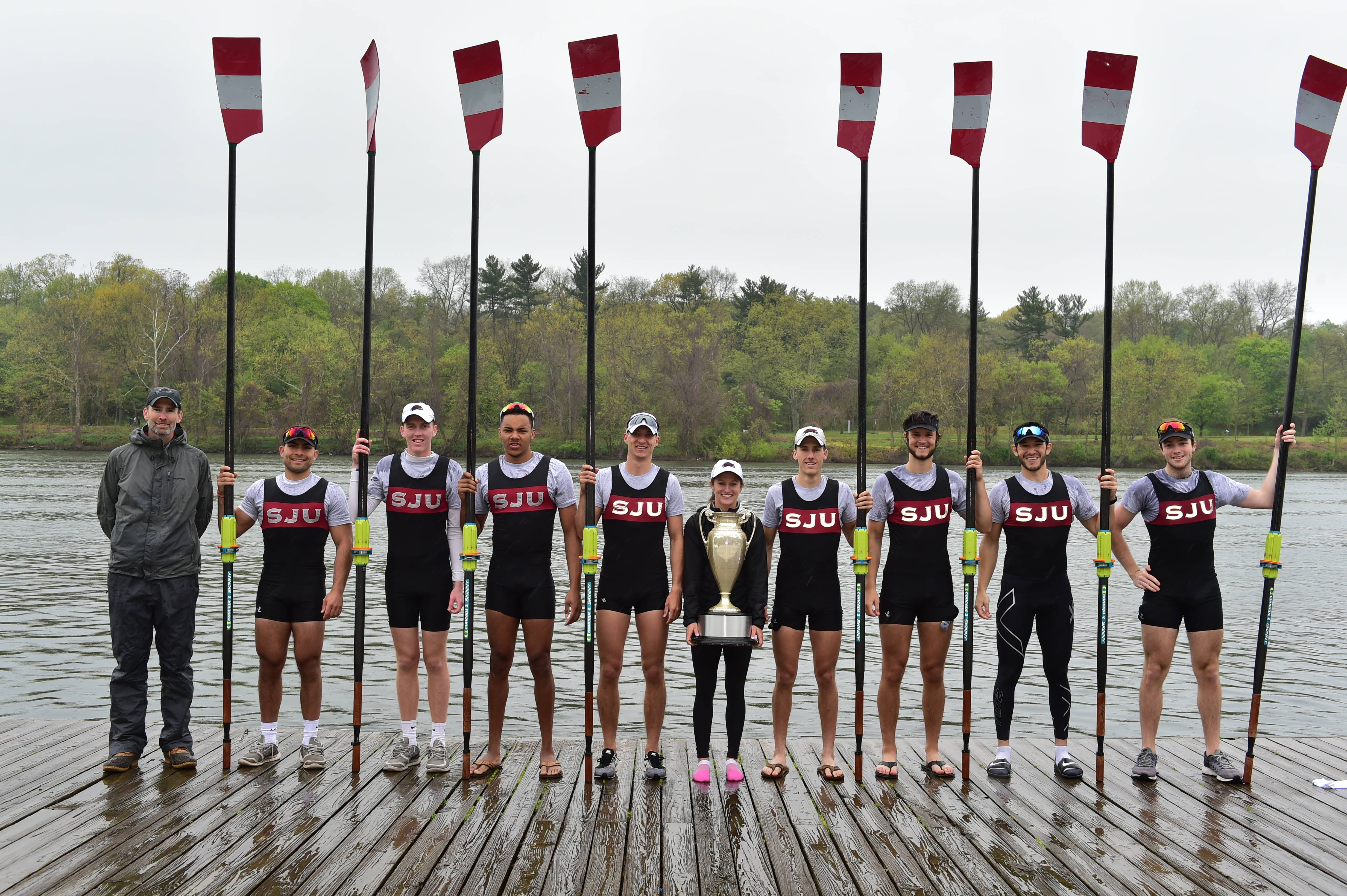 Men's Rowing Wins Varsity 8 at Bergen Cup - Saint Joseph's University