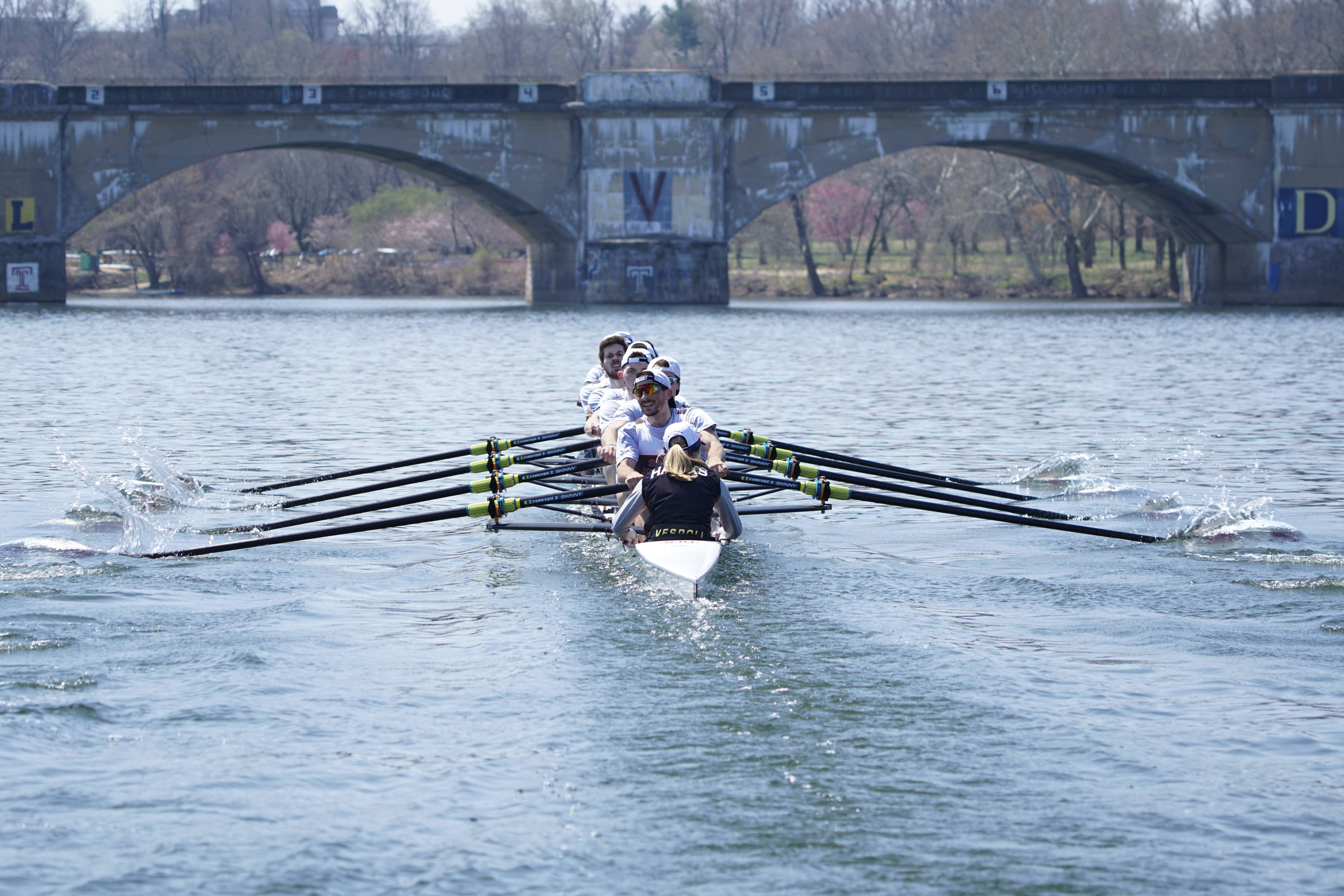 Men's Rowing Sweeps Eights at Holy Cross - Saint Joseph's University