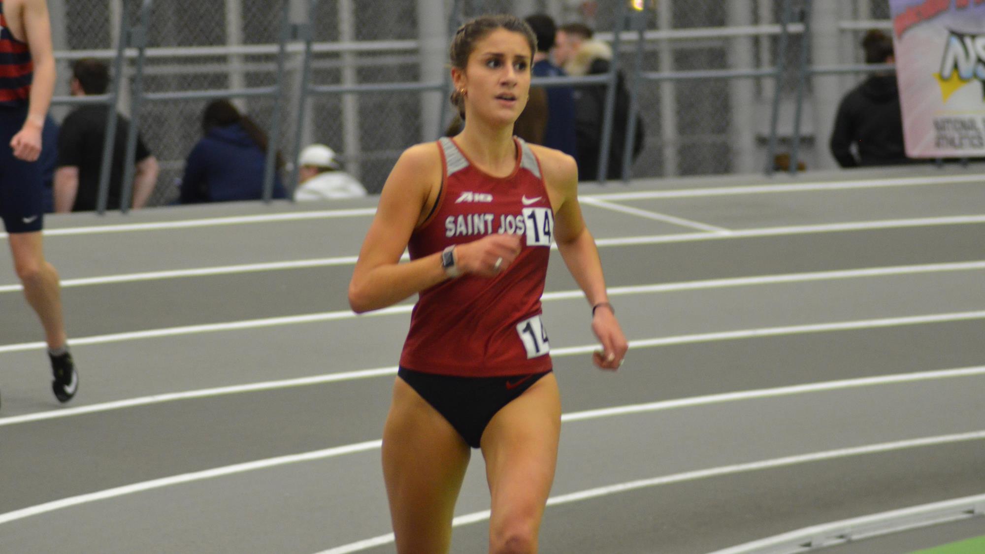 Schaeffer Shines in 3000m at Villanova Invitational - Saint Joseph's ...