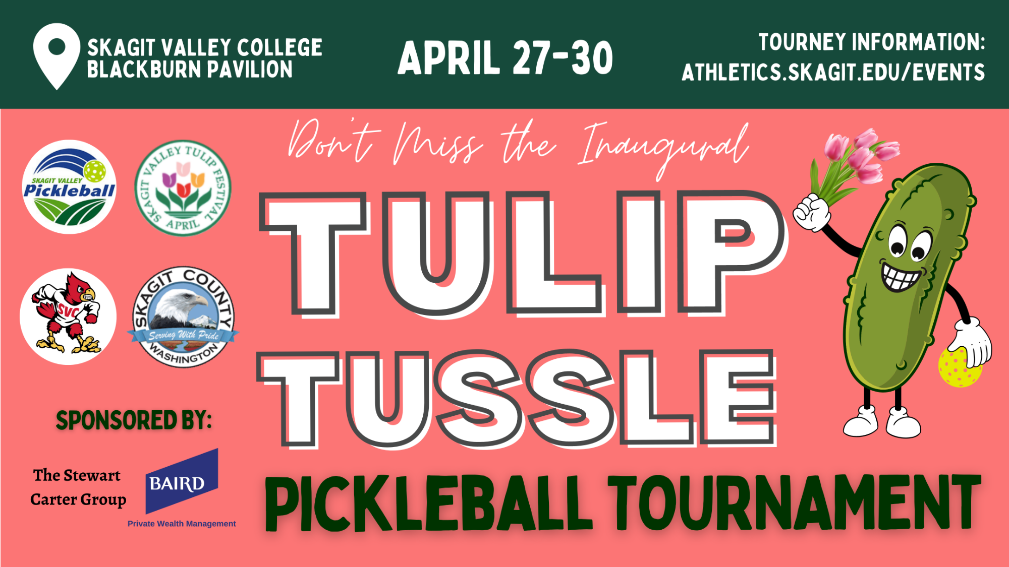 Tulip Tussle Pickleball Tournament at Blackburn Pavilion - Skagit ...