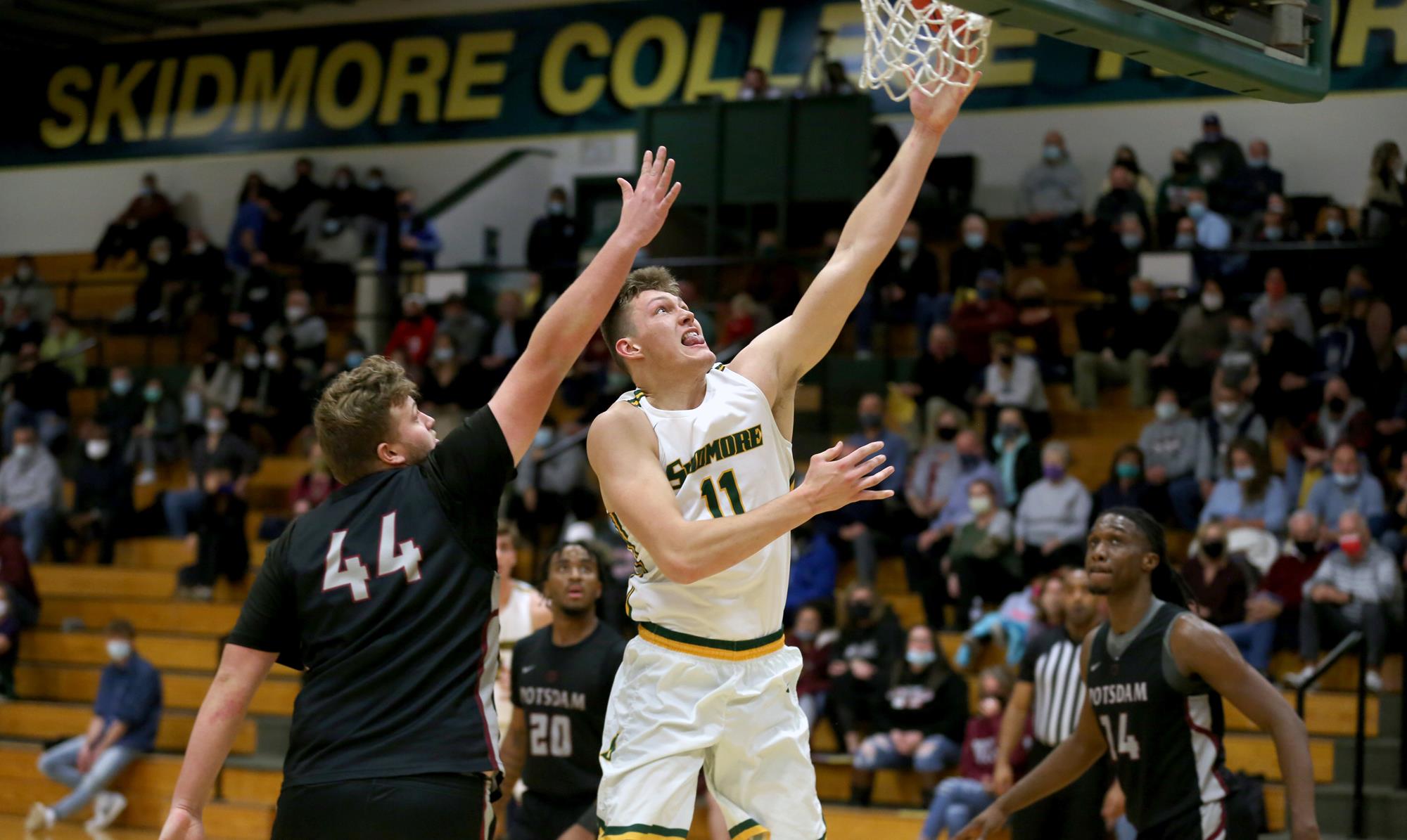 Skidmore on short end of St. Lawrence nail biter - Skidmore College ...