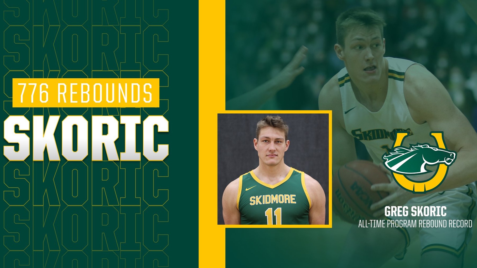 Thoroughbreds silence Tigers; Skoric sets rebound mark - Skidmore ...