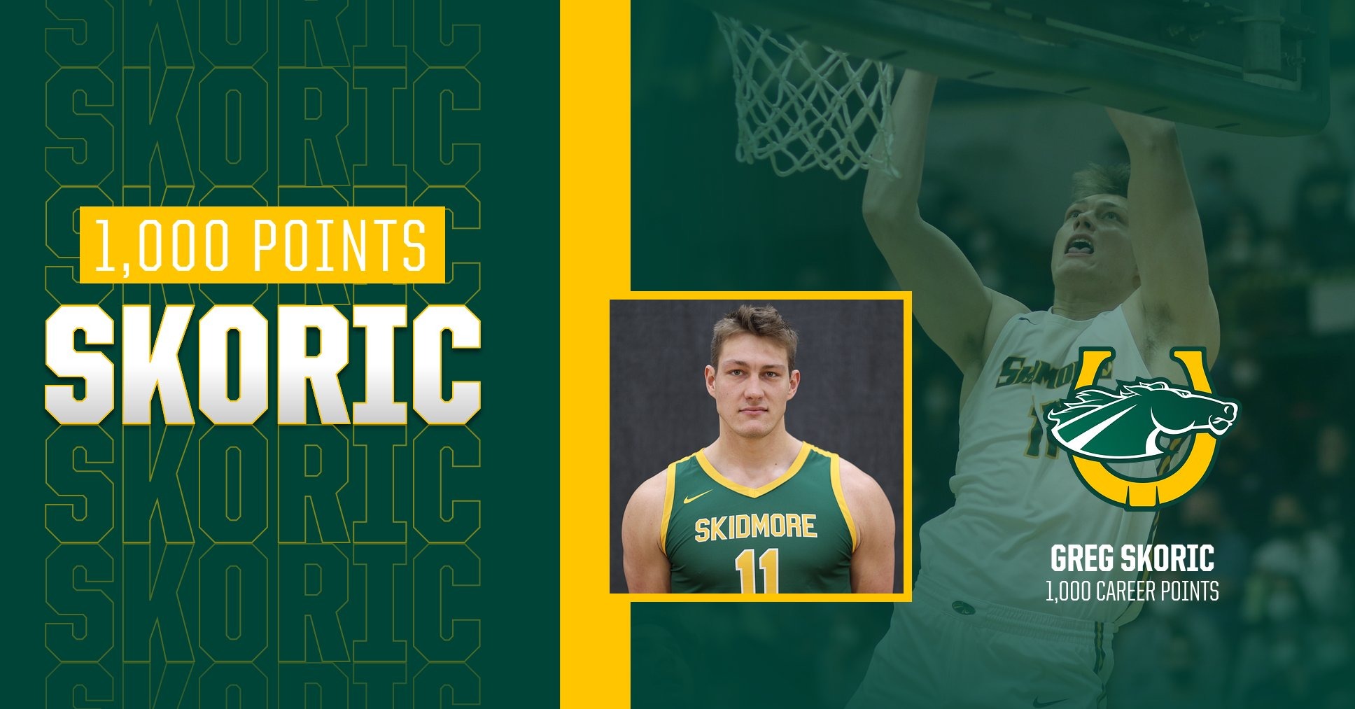 Green buzzer beater and Skoric career game result in 83-80 win over Bard - Skidmore College ...