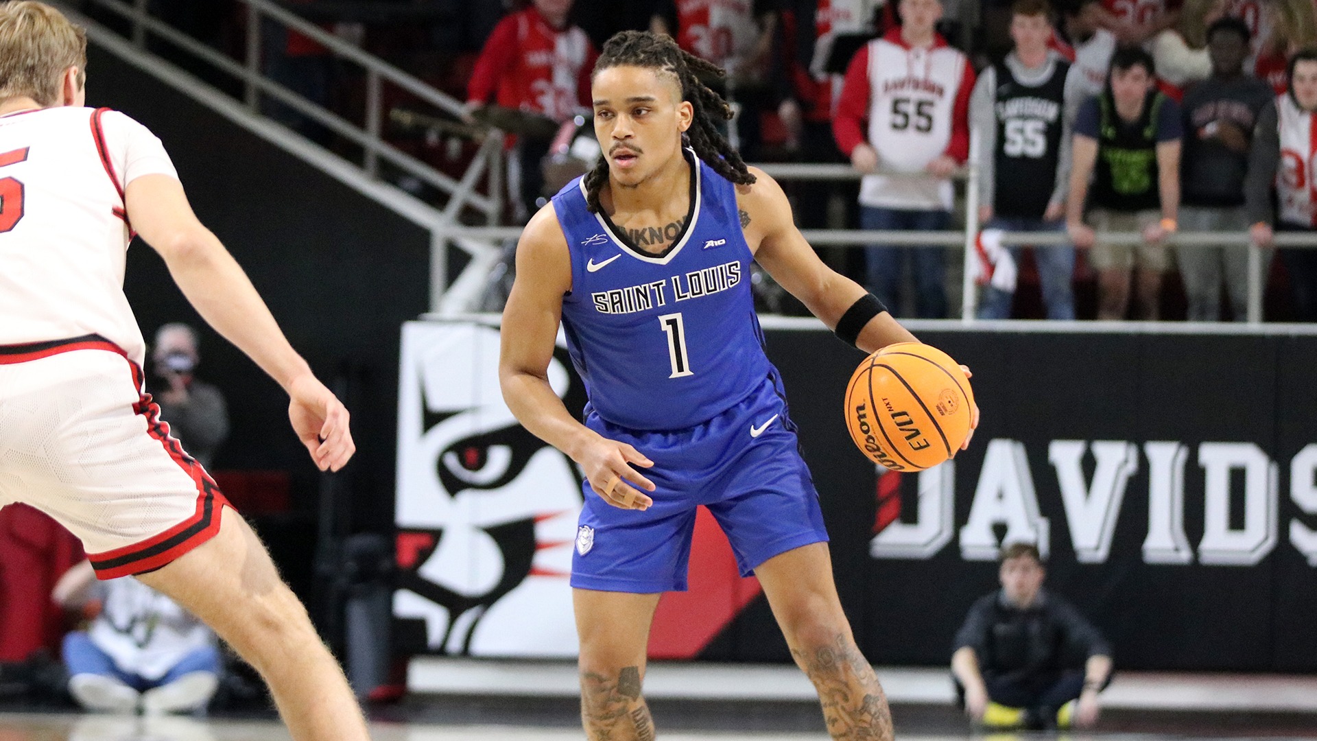 Collins Snares Double-Double in Bills’ First Win at Belk Arena - Saint ...