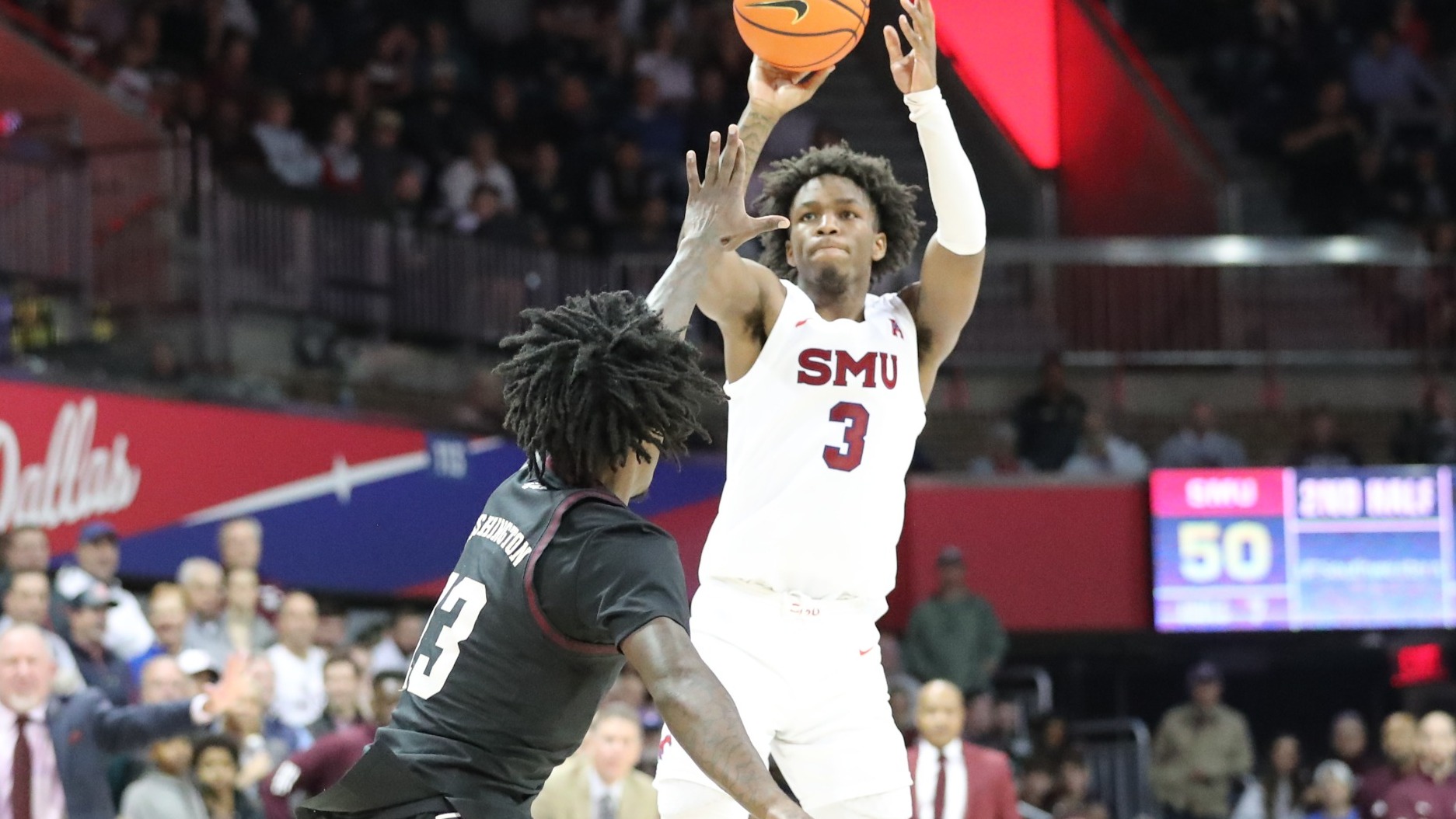 Mustangs Fall To No. 13 Texas A&M 79-66 - SMU Athletics