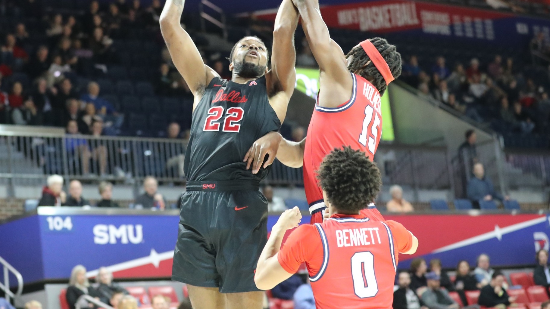 Mustang Fall Short In Battle Against Dayton 65-63 - SMU Athletics