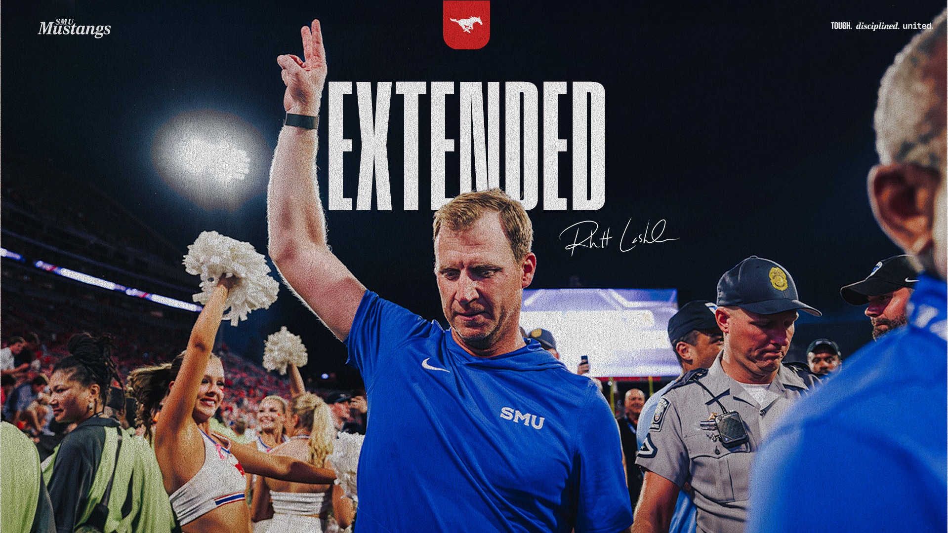 SMU, Lashlee Announce Contract Extension - SMU Athletics