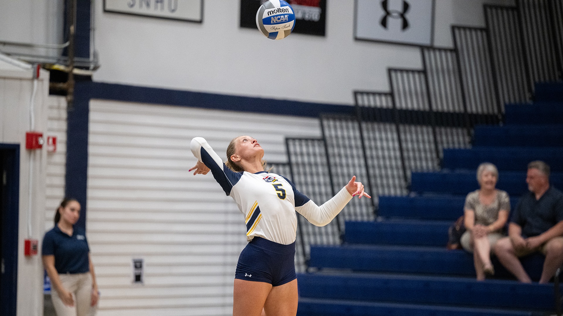 Women's Volleyball Rallies for Five-Set Win at Division-I Stonehill ...