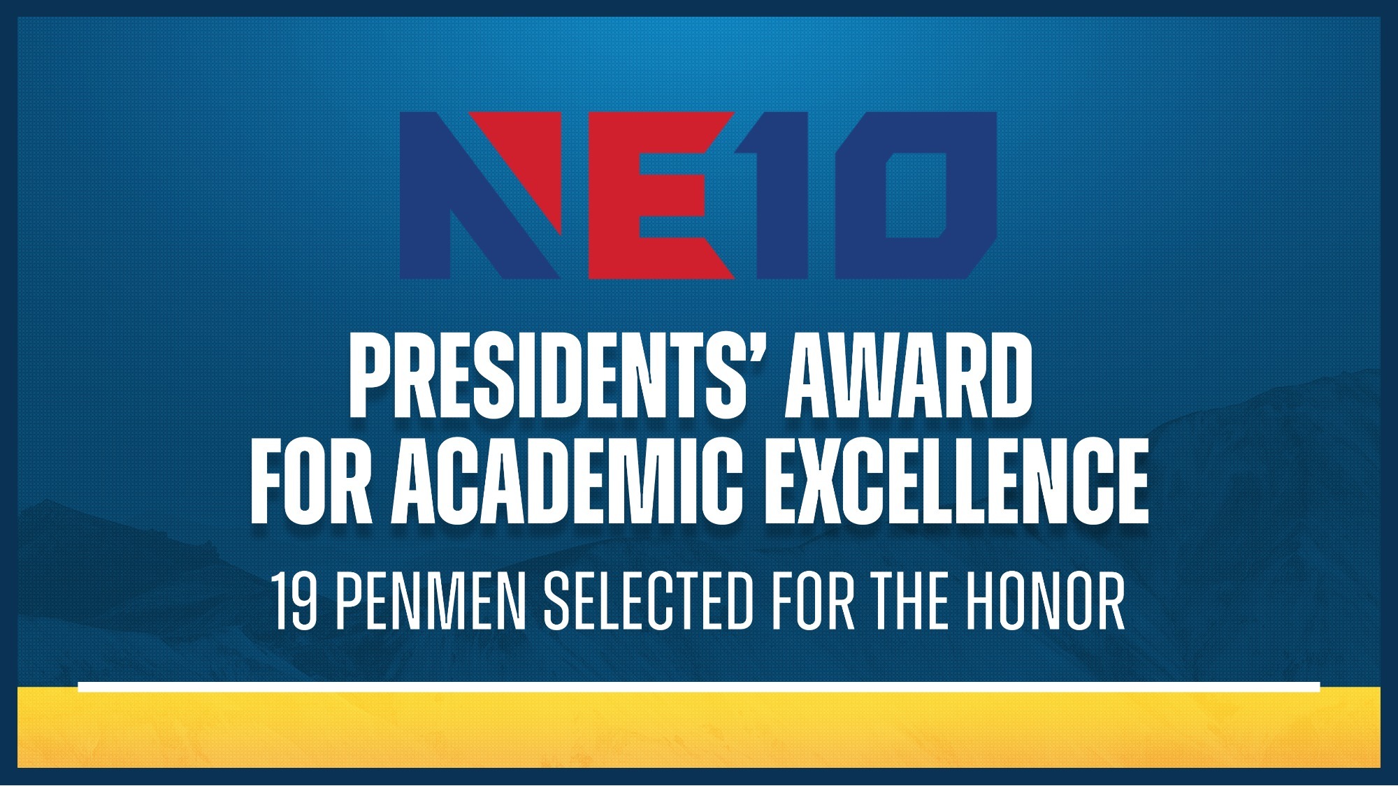 Nine Penmen Claim NE10 Spring Academic All-Conference Honors - Southern ...