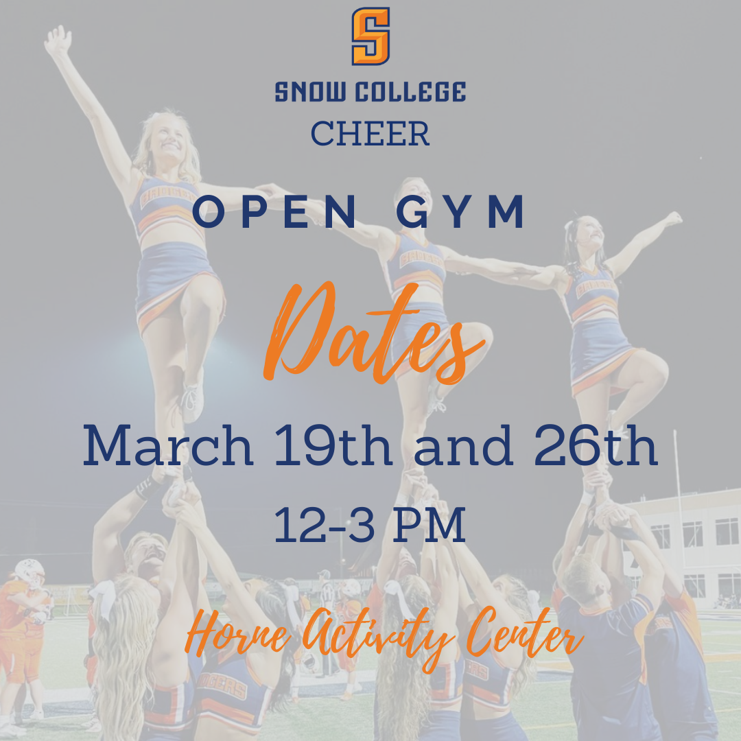 Cheer Tryout Dates Announced - Snow College Athletics