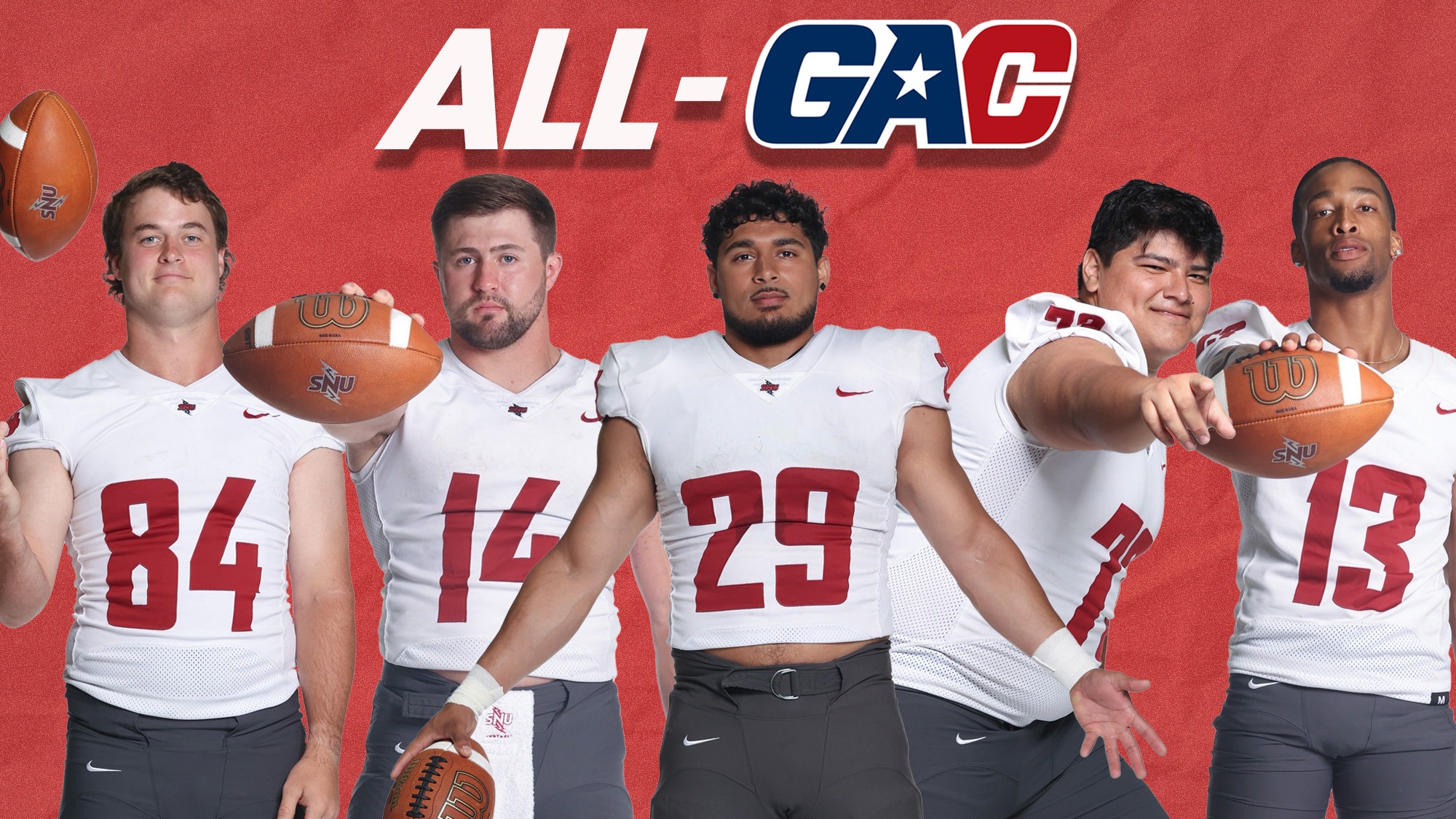 Football Tabs Five All-GAC - Southern Nazarene University Athletics