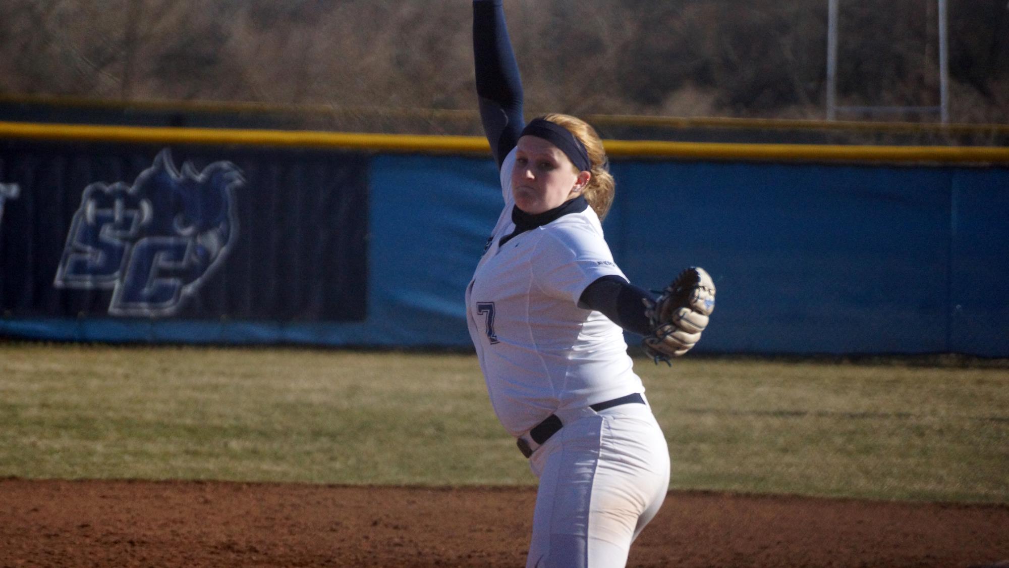 Softball Snaps Adelphi's Winning Streak, Splits Twin Bill - Southern ...