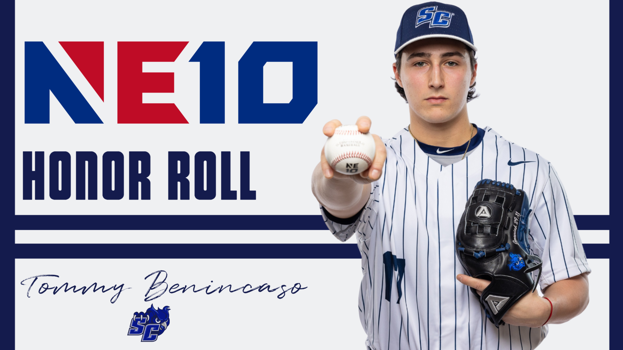 Tommy Benincaso Named To NE10 Baseball Weekly Honor Roll - Southern ...