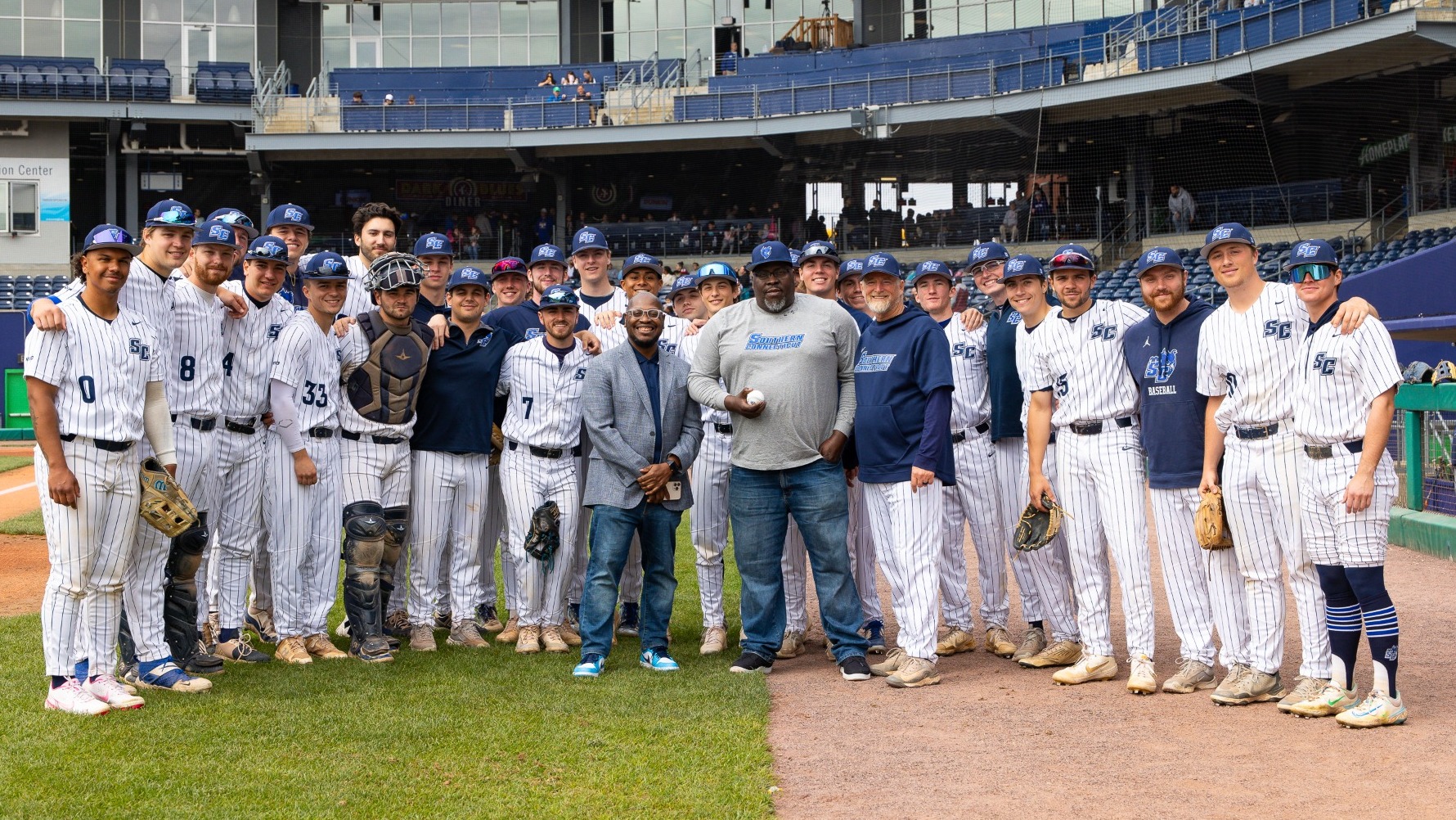 SCSU Baseball Tops Bridgeport, 5-2, At Dunkin Park For "Baseball In ...