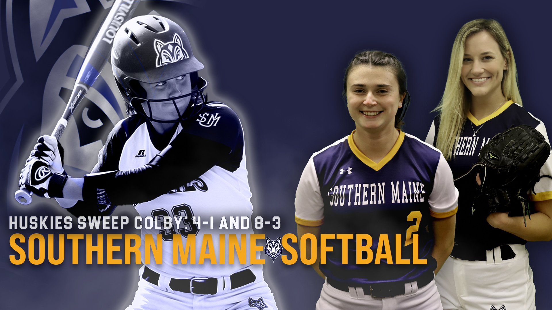Huskies Take Two From Colby: 4-1, 8-3 - University of Southern Maine